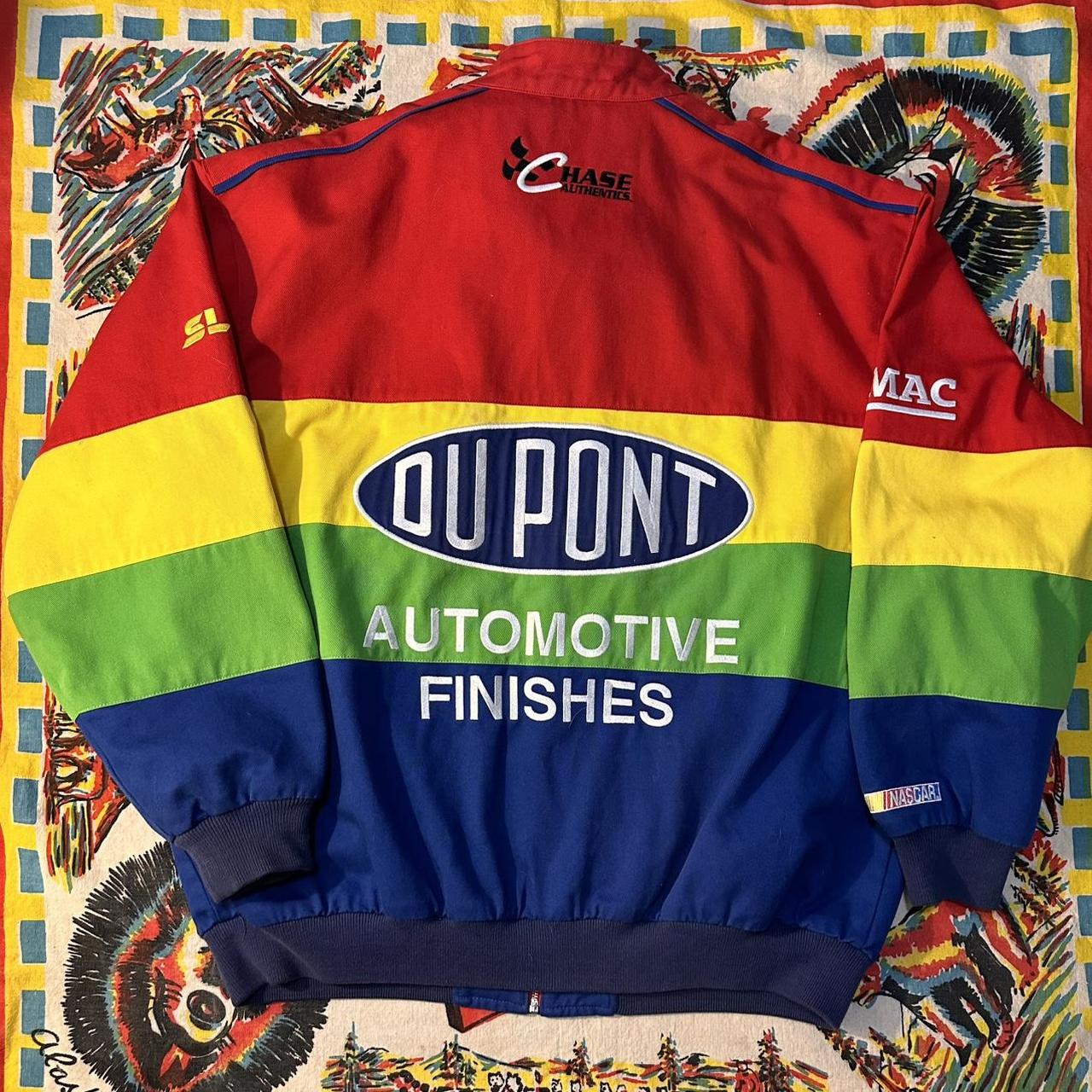 Vintage rainbow Dupont Jeff Gordon Racing NASCAR... - Depop