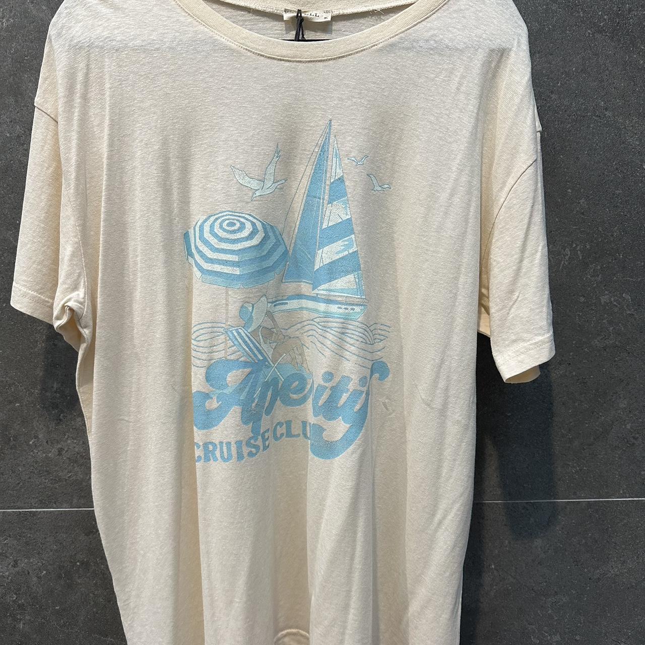 Spell Cruise club tee Antique white Size XL | Depop