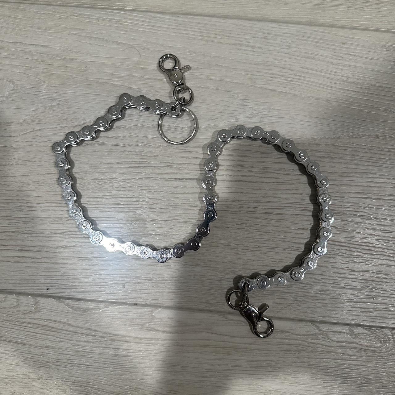 Vintage 2000s style bike wallet chain goes... | Depop
