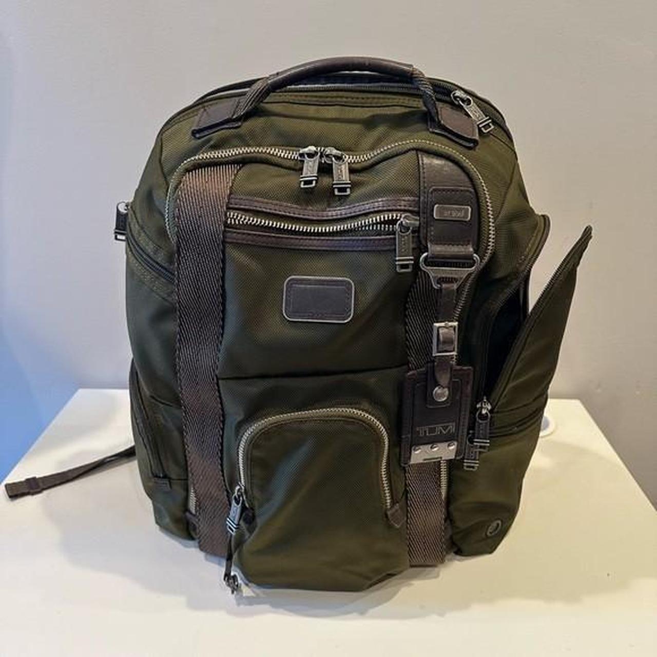 Tumu Mens large Backpack in green - Depop