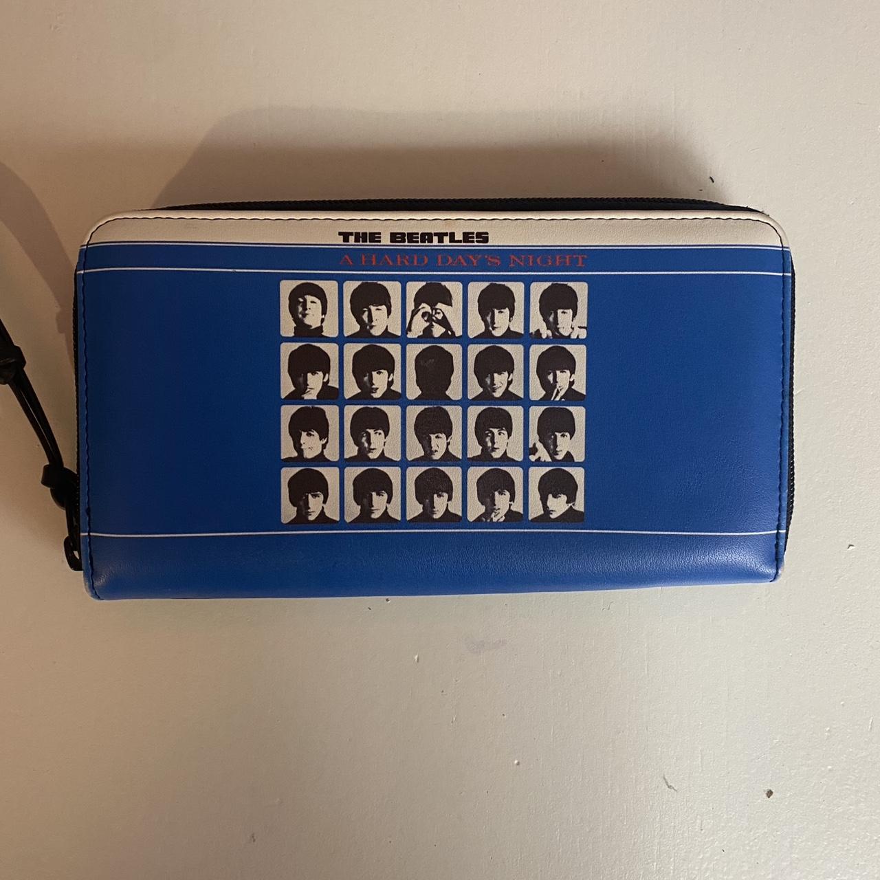 beatles long wallet 10/10 like new condition send... - Depop