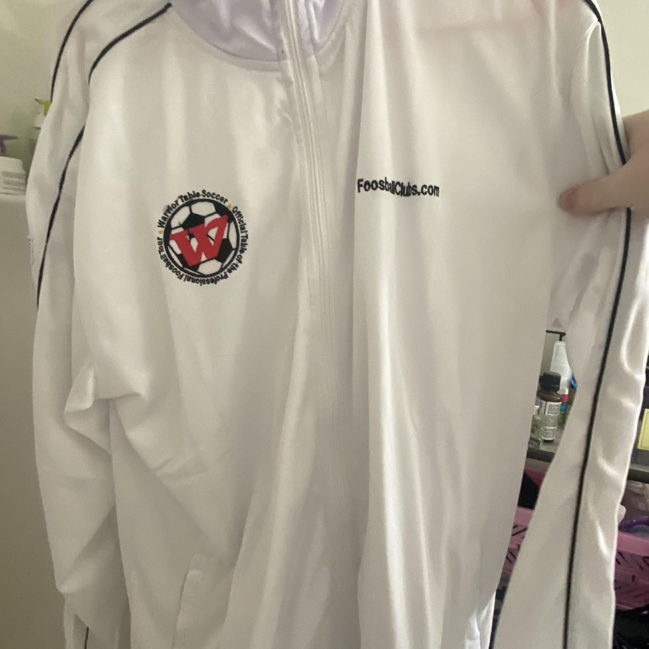 Unique foosball track jacket. - Depop