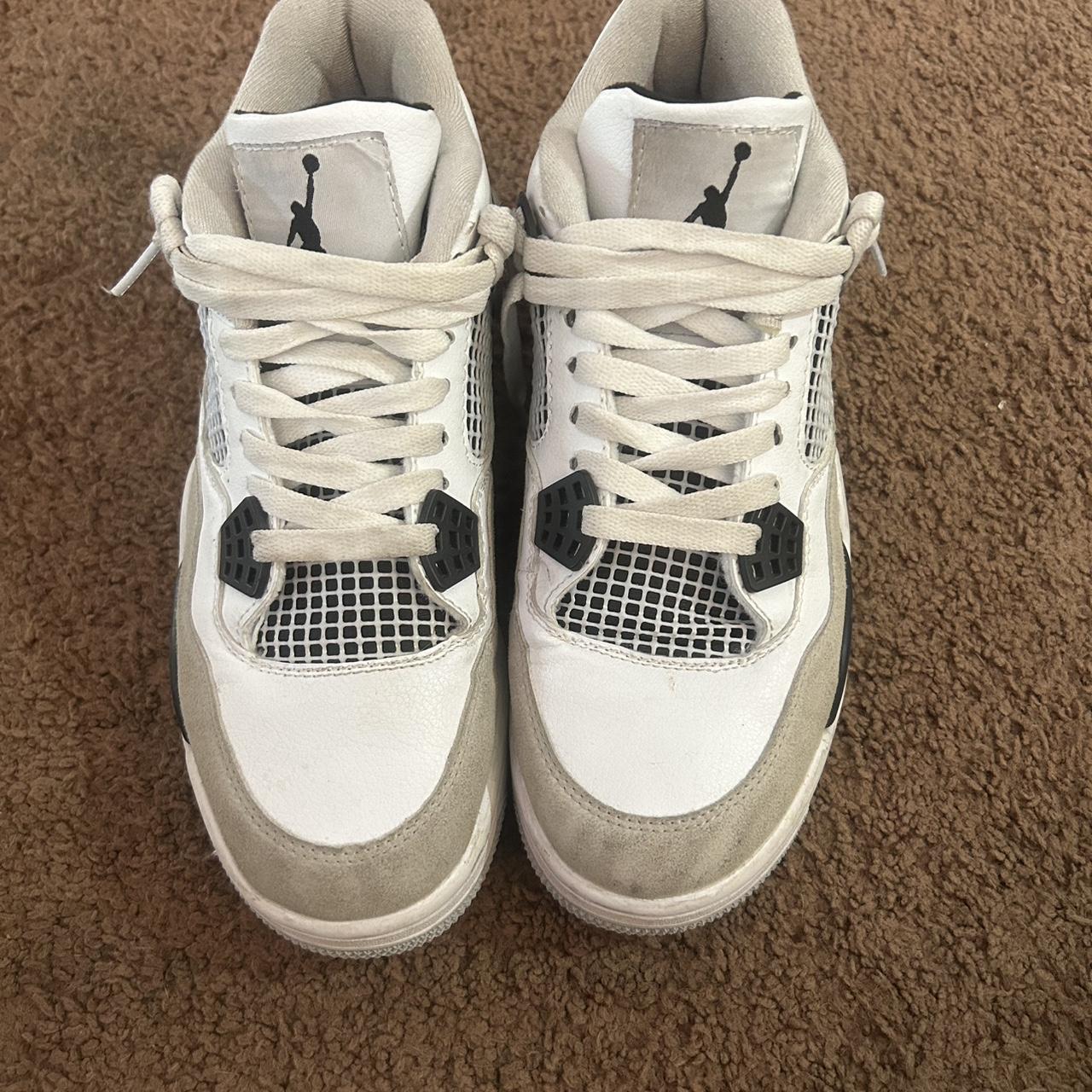 Military Black Jordan 4 no box size 8.5 mens | Depop