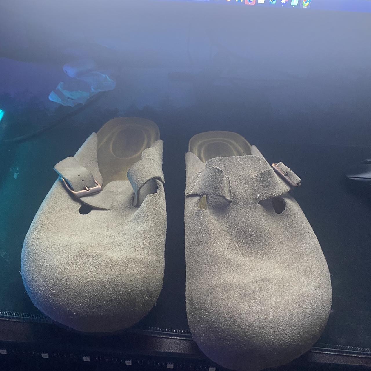 good fellow Tan suede clogs with a boho vibe #clogs... | Depop