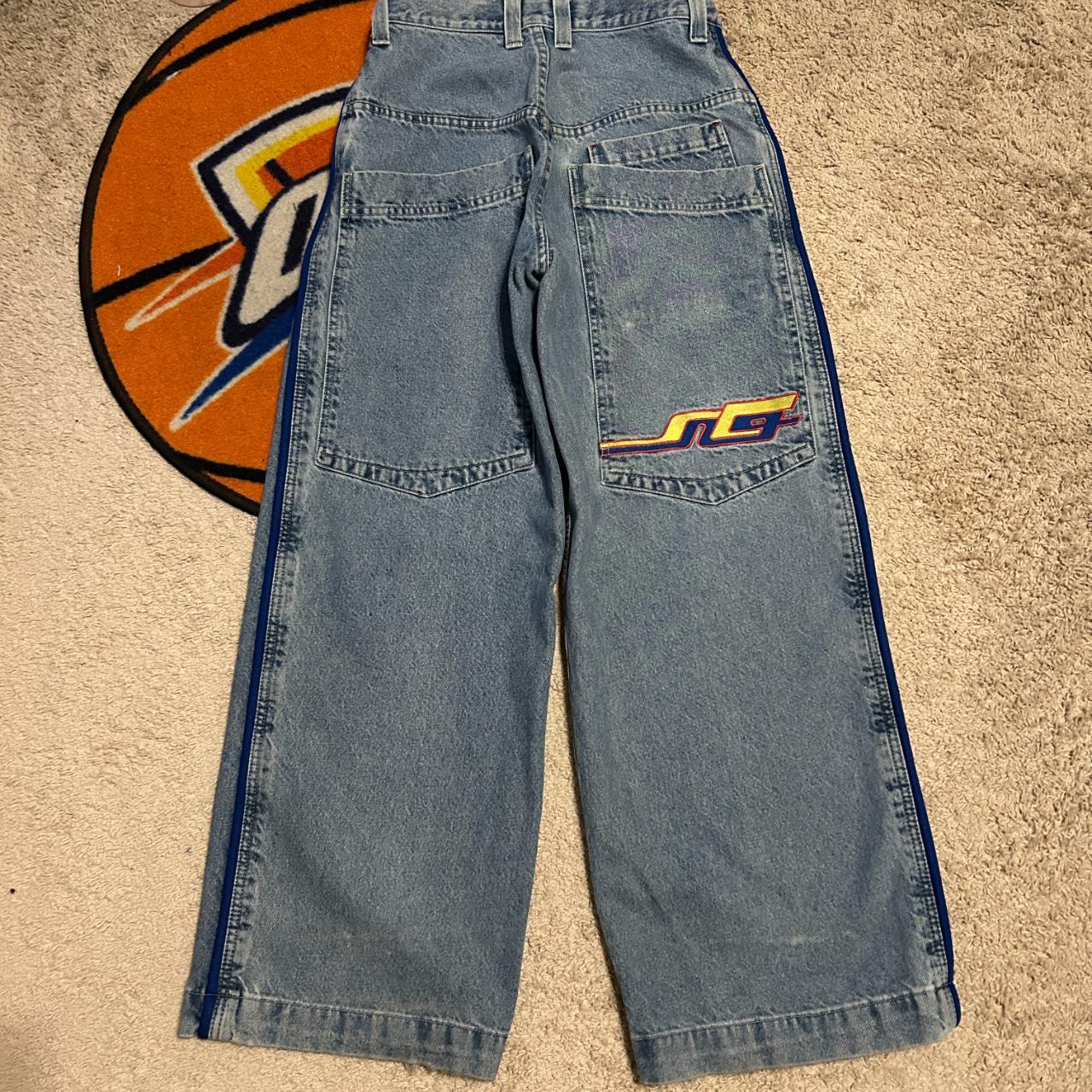 vintage JNCO reverb jeans Faded blue NOT REAL... - Depop