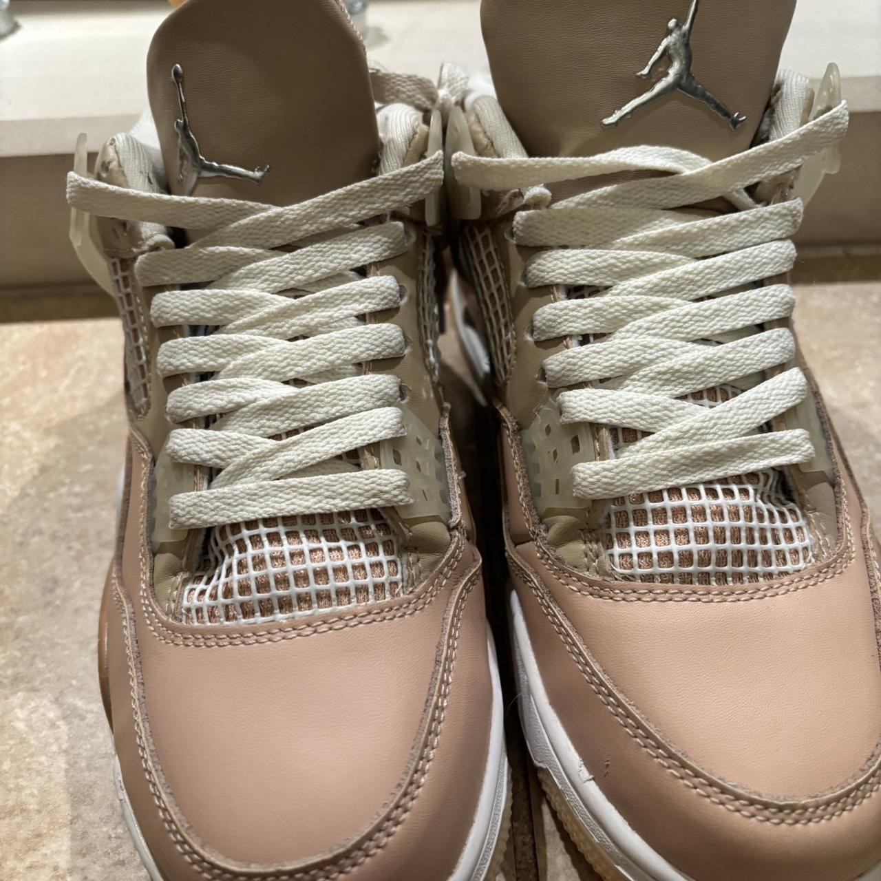 Immaculate condition Jordan 4 Retro shimmer in a... | Depop