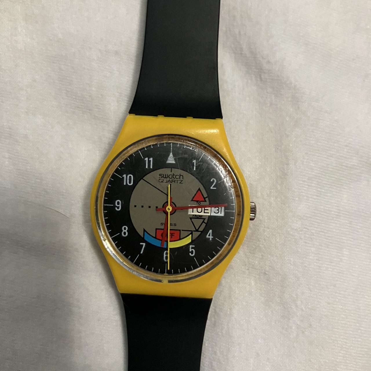 1985 vintage swatch “yamaha racer” runs great.... - Depop