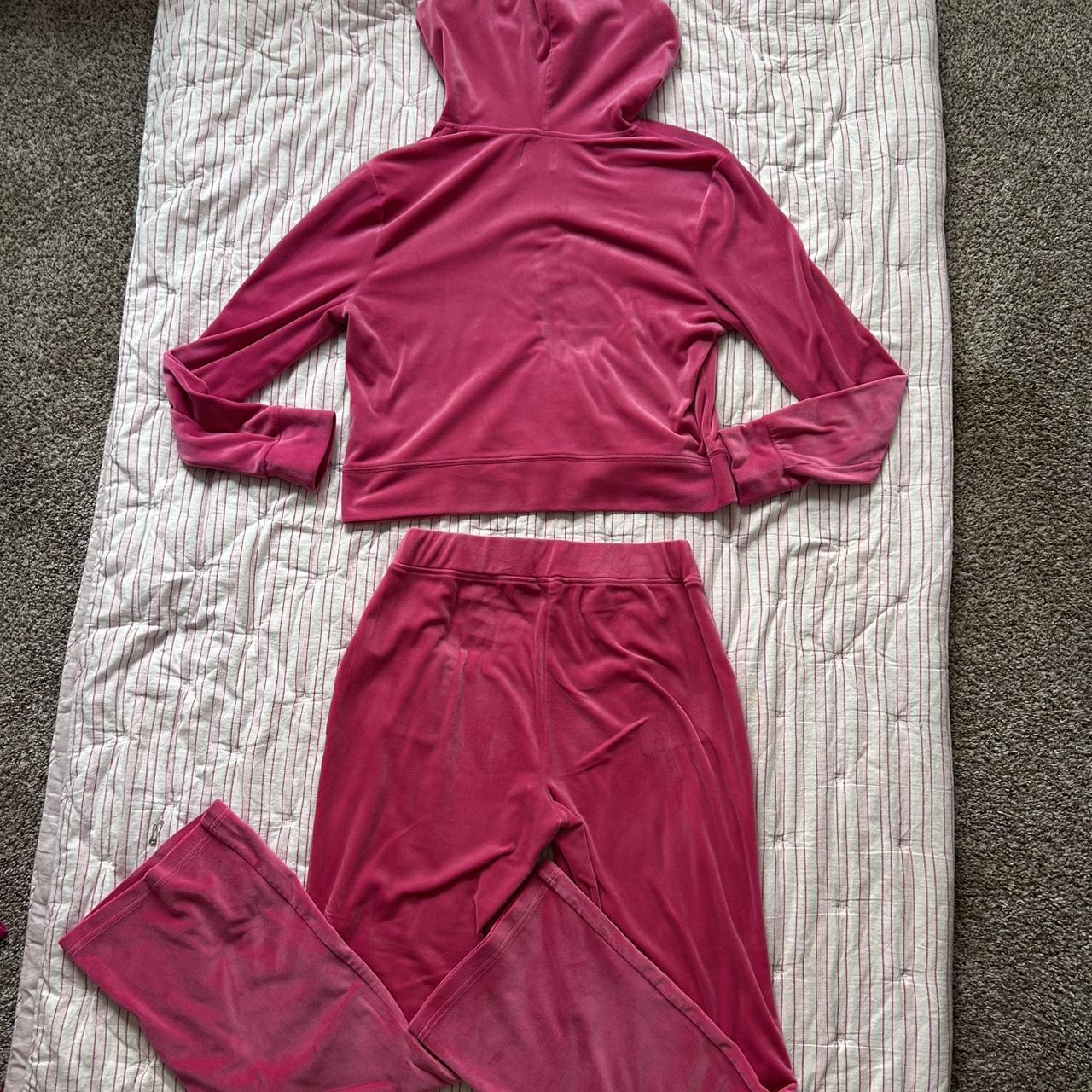 pink juicy track suit. she’s so soft and silky only... | Depop