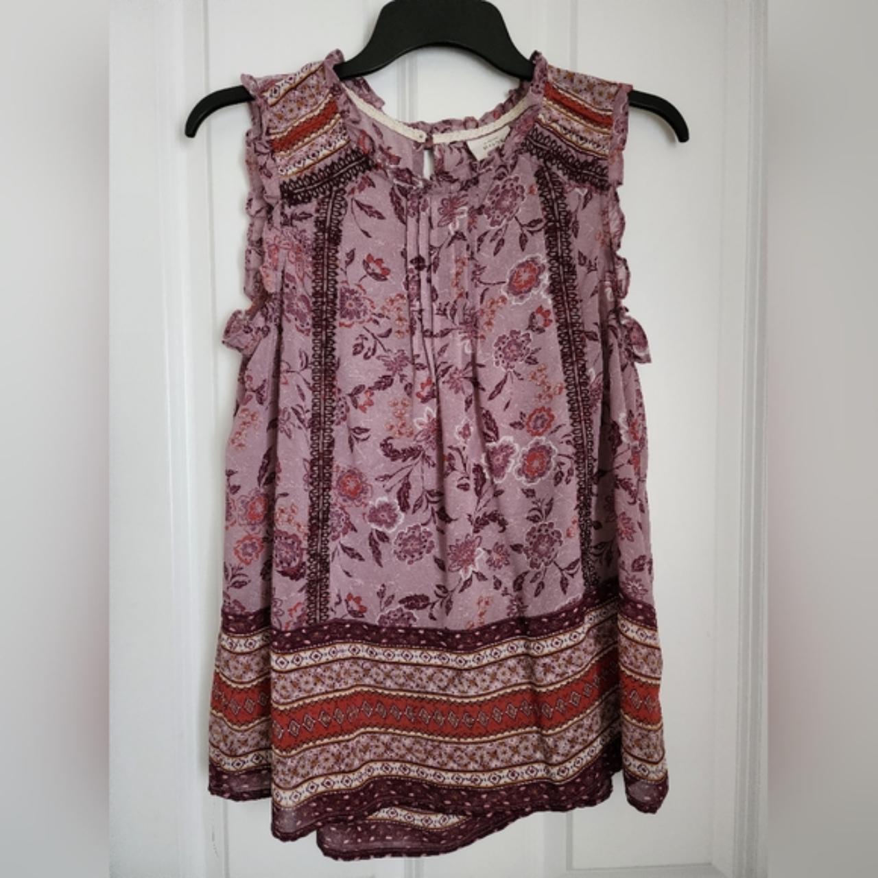 Item #:65 Knox Rose Floral Top Brand: Knox... - Depop