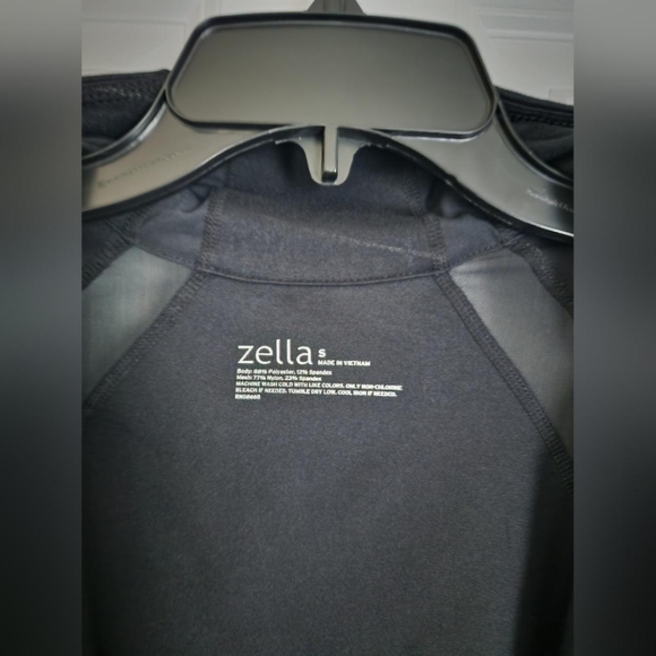 Zella Soft Shell Black Brand: Zella Color:... - Depop