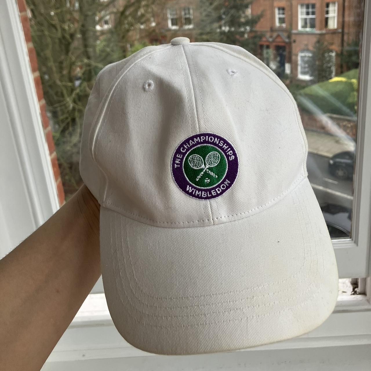 Wimbledon classic white cap One size fits all In... - Depop