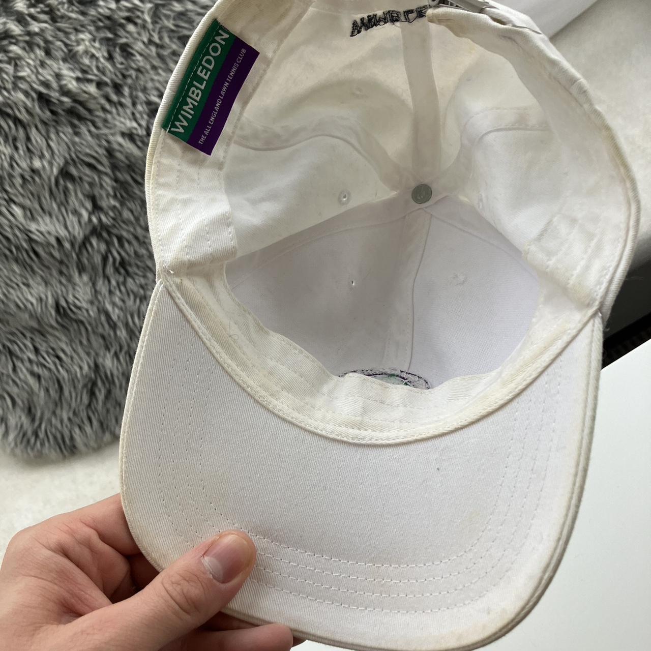 Wimbledon classic white cap One size fits all In... - Depop