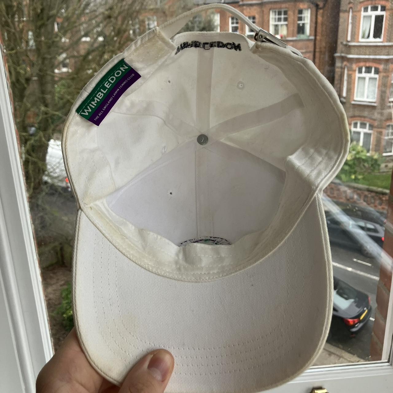 Wimbledon classic white cap One size fits all In... - Depop