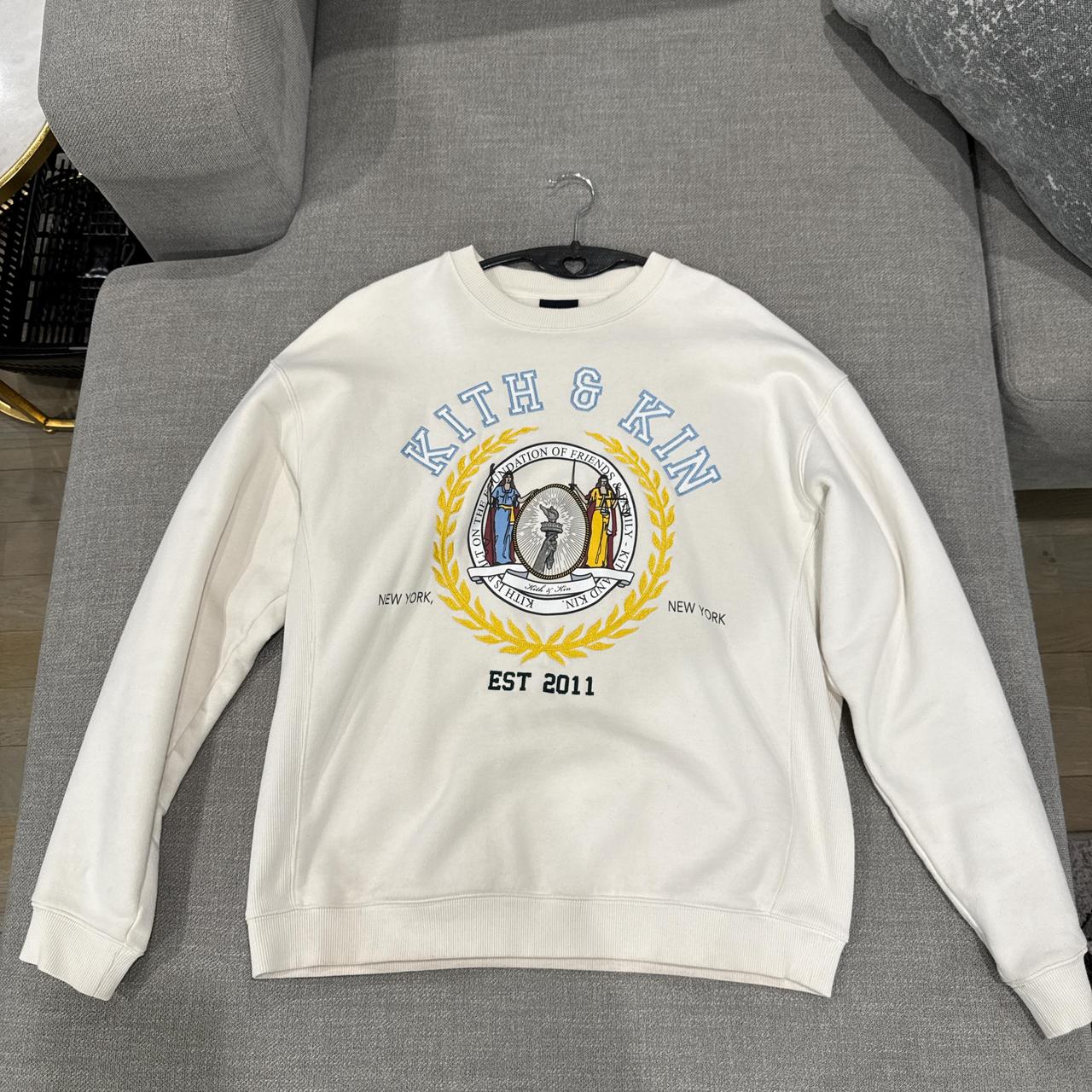 Kith Medium Crew Neck - kith and kith is embroidered... | Depop