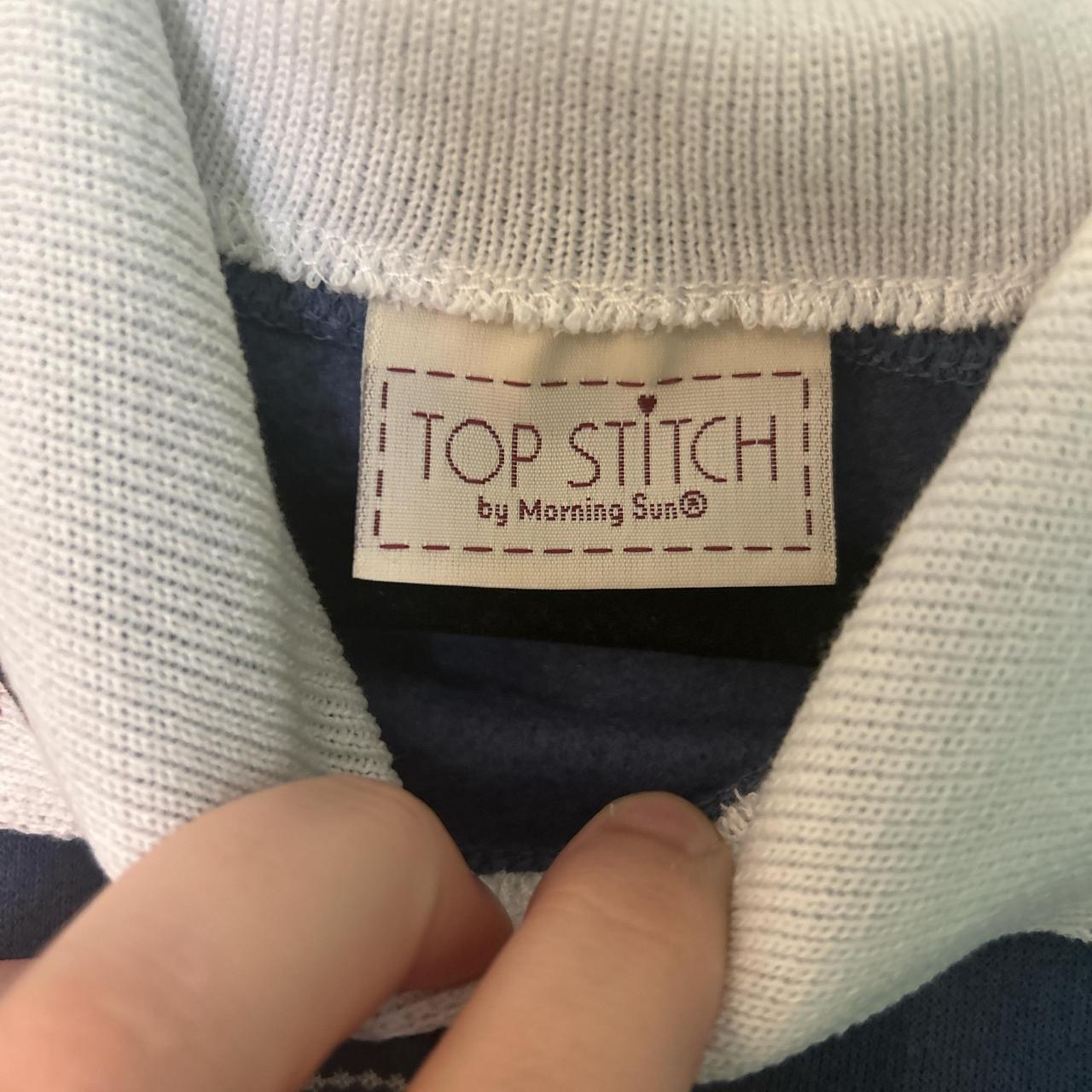 Adorable blue vintage embroidered heart sweater with... - Depop