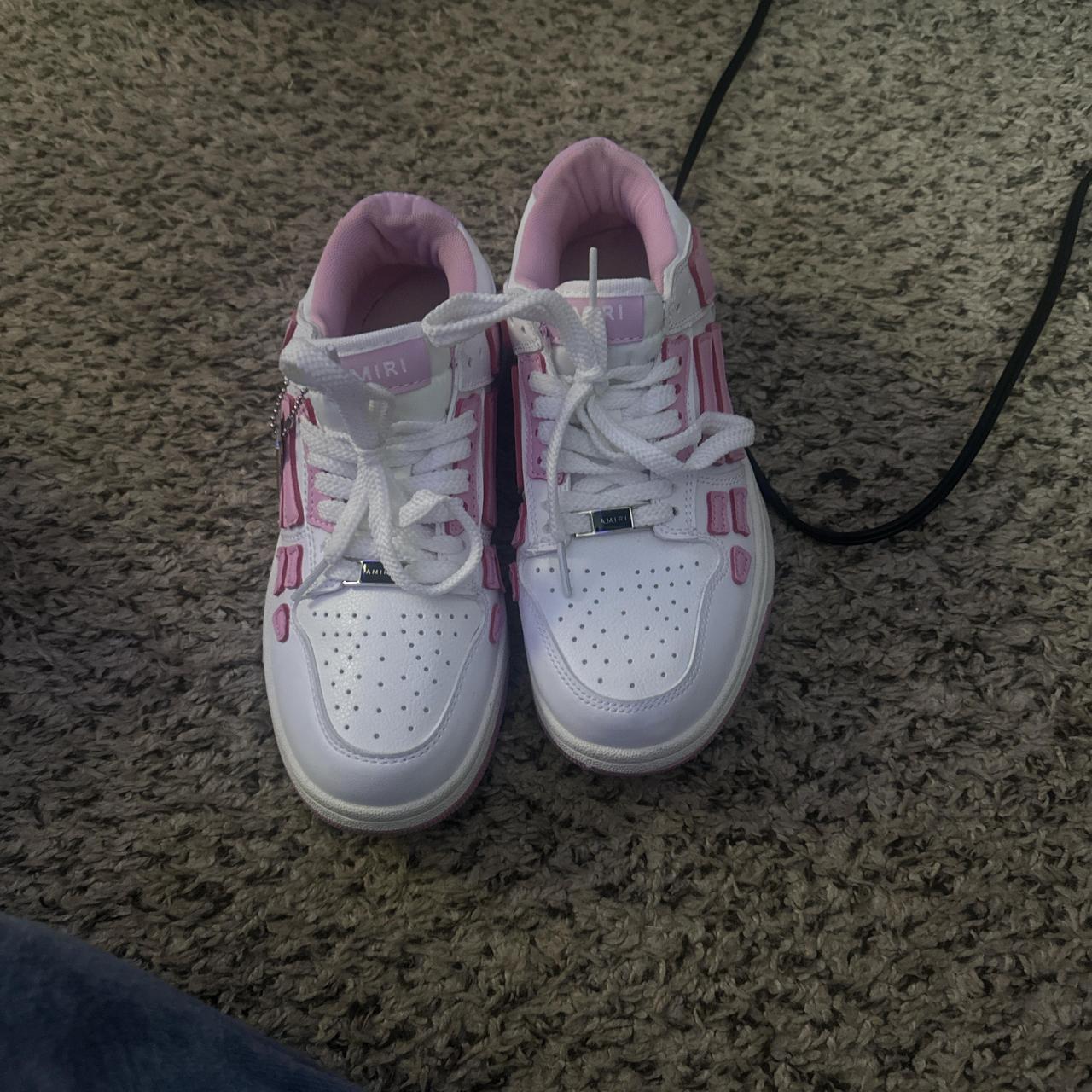 Pink & White amiris! THESE ARE REPSSS ! they are a... | Depop