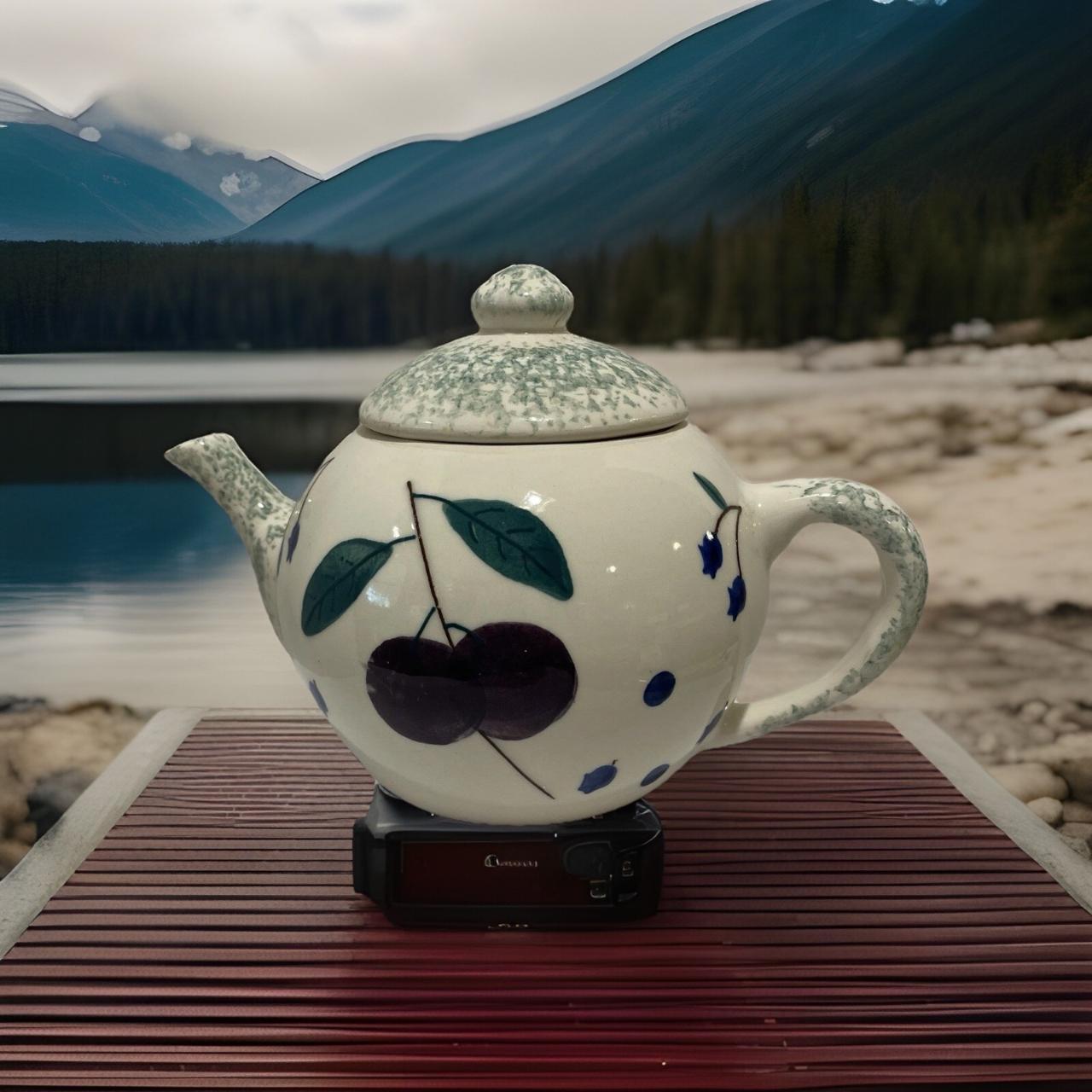 VTG Hartstone FRUIT SALAD Tea Pot Teapot Ceramic... | Depop