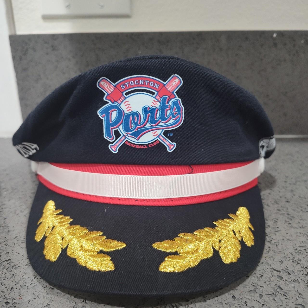 Stockton Ports Yacht Captains Hat Adjustable strap back - Depop