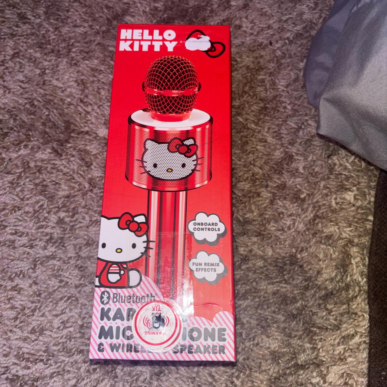 Hello Kitty red karaoke microphone #kawaii - Depop