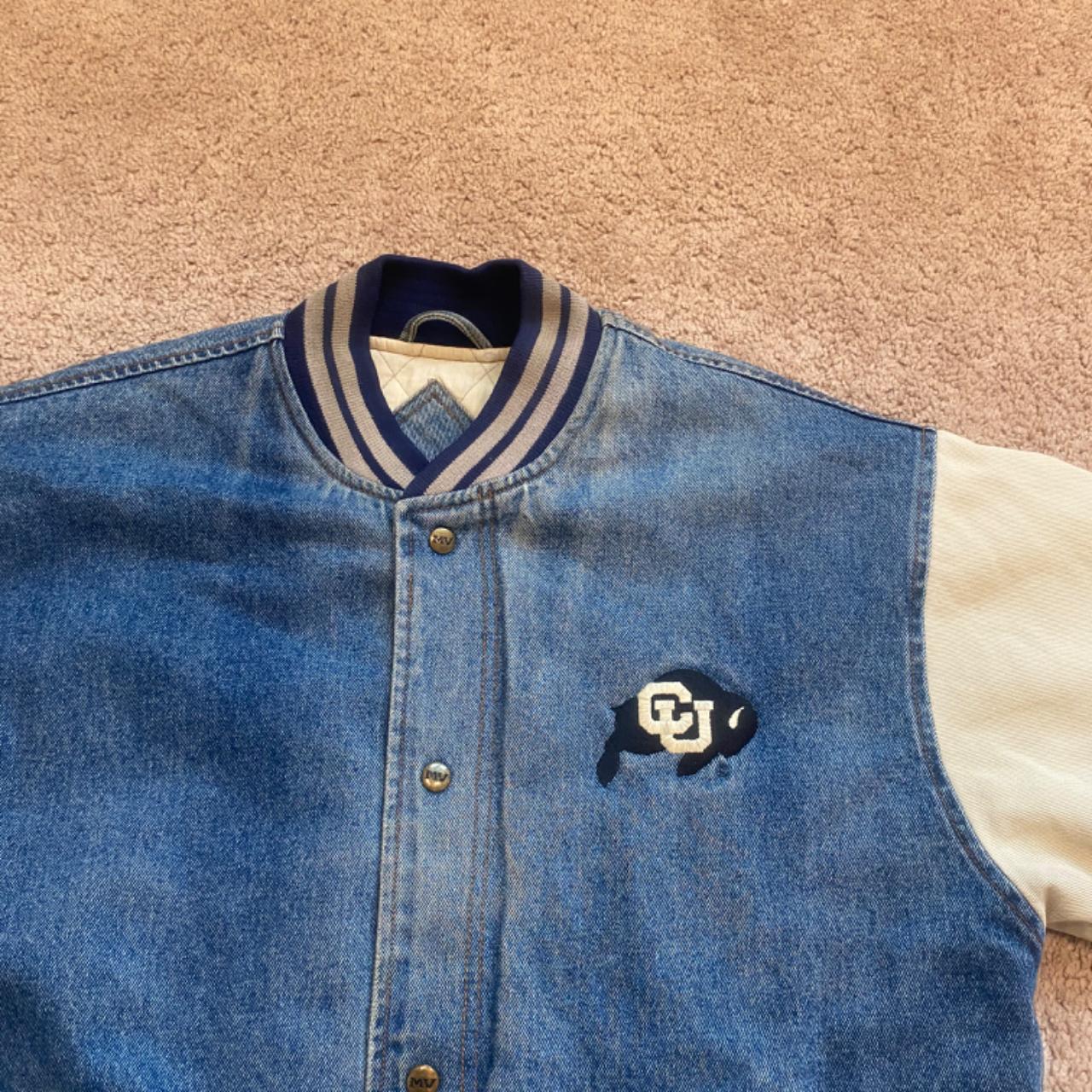 RARE Vintage 90s Colorado University CU Buffs Denim... - Depop