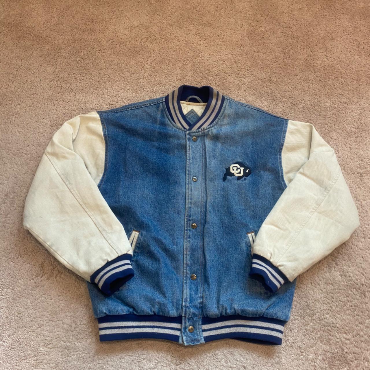 RARE Vintage 90s Colorado University CU Buffs Denim... - Depop
