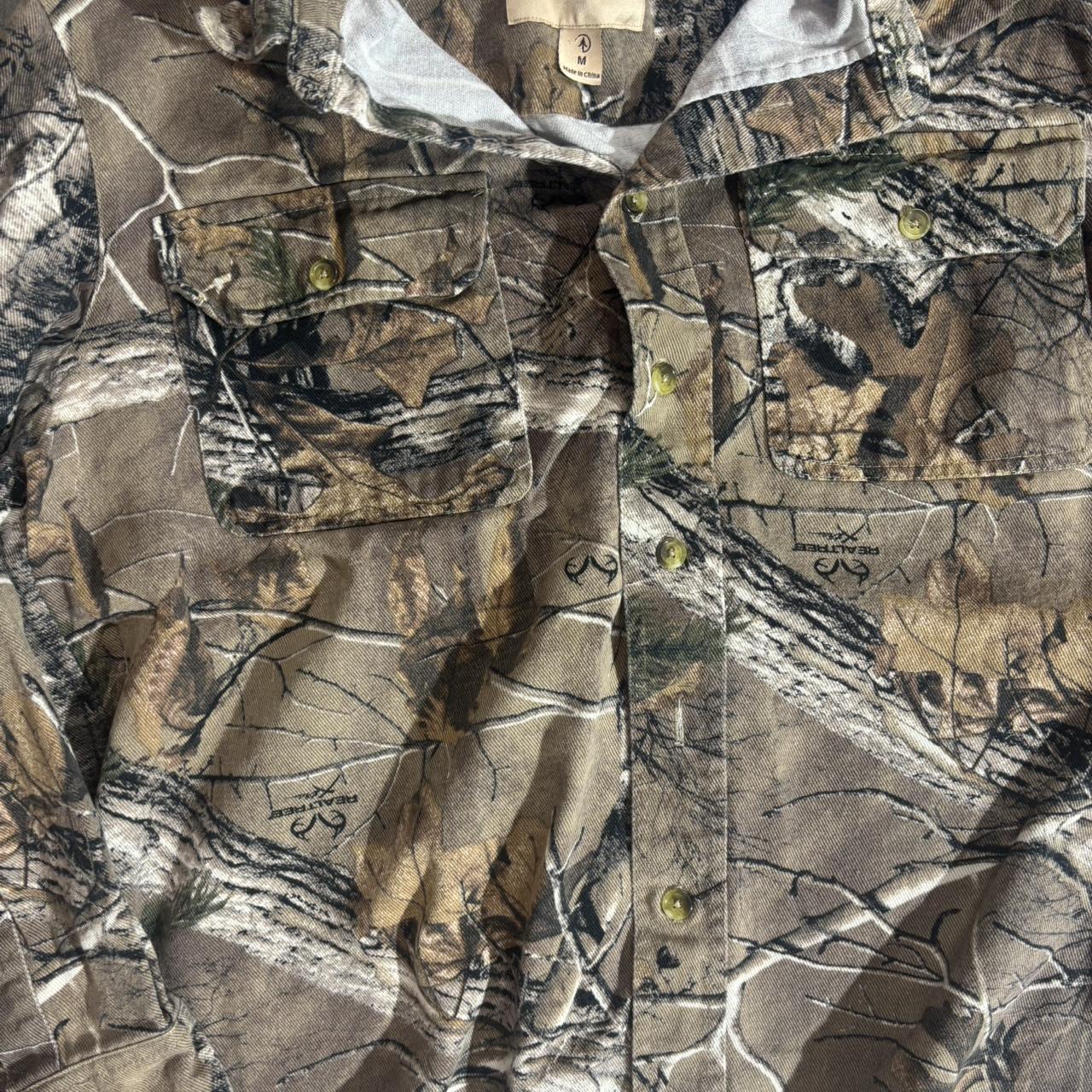 Men’s Realtree camo long sleeve button up shirt. Any... - Depop