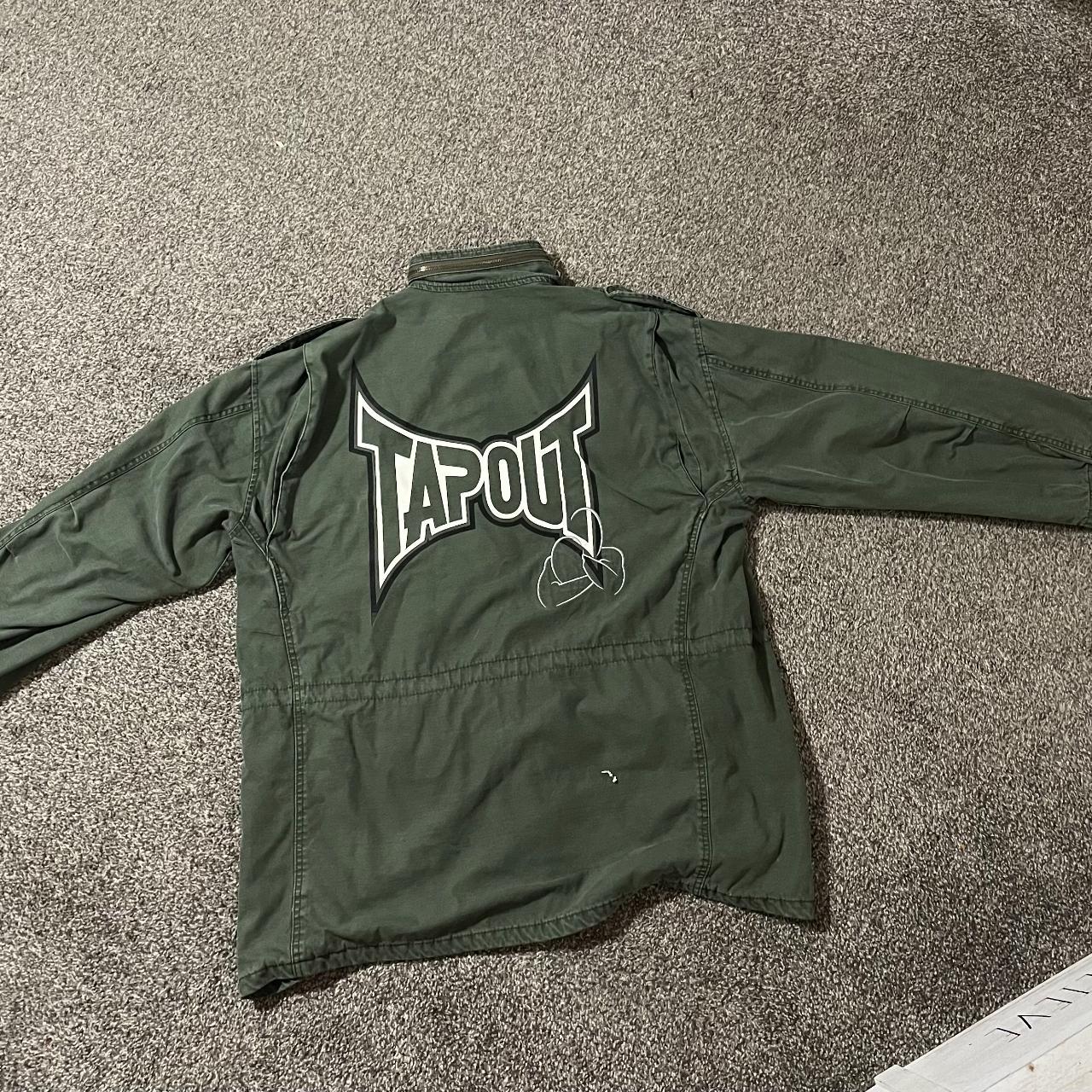 Vintage Tapout American Arrogant Military... - Depop