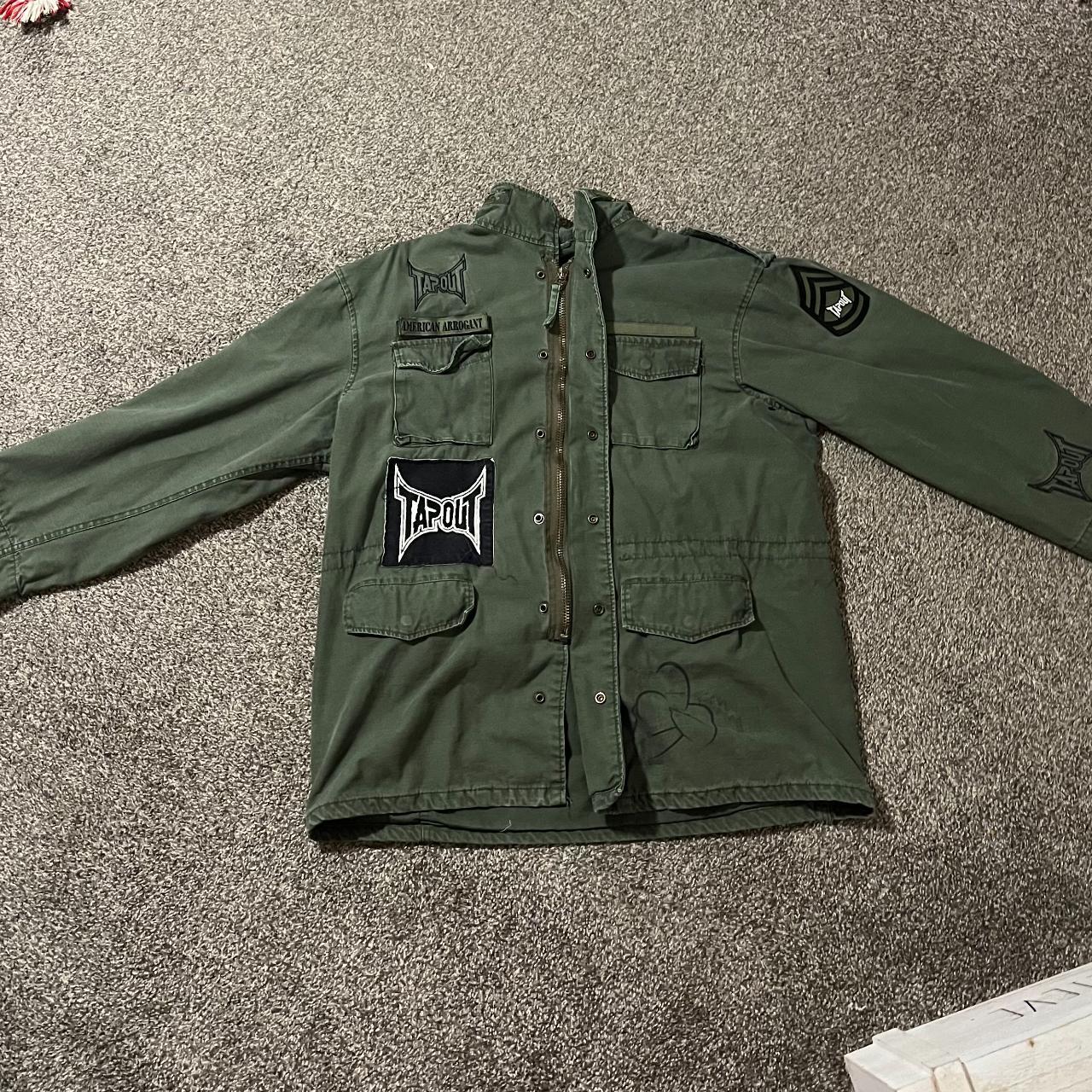 Vintage Tapout American Arrogant Military... - Depop