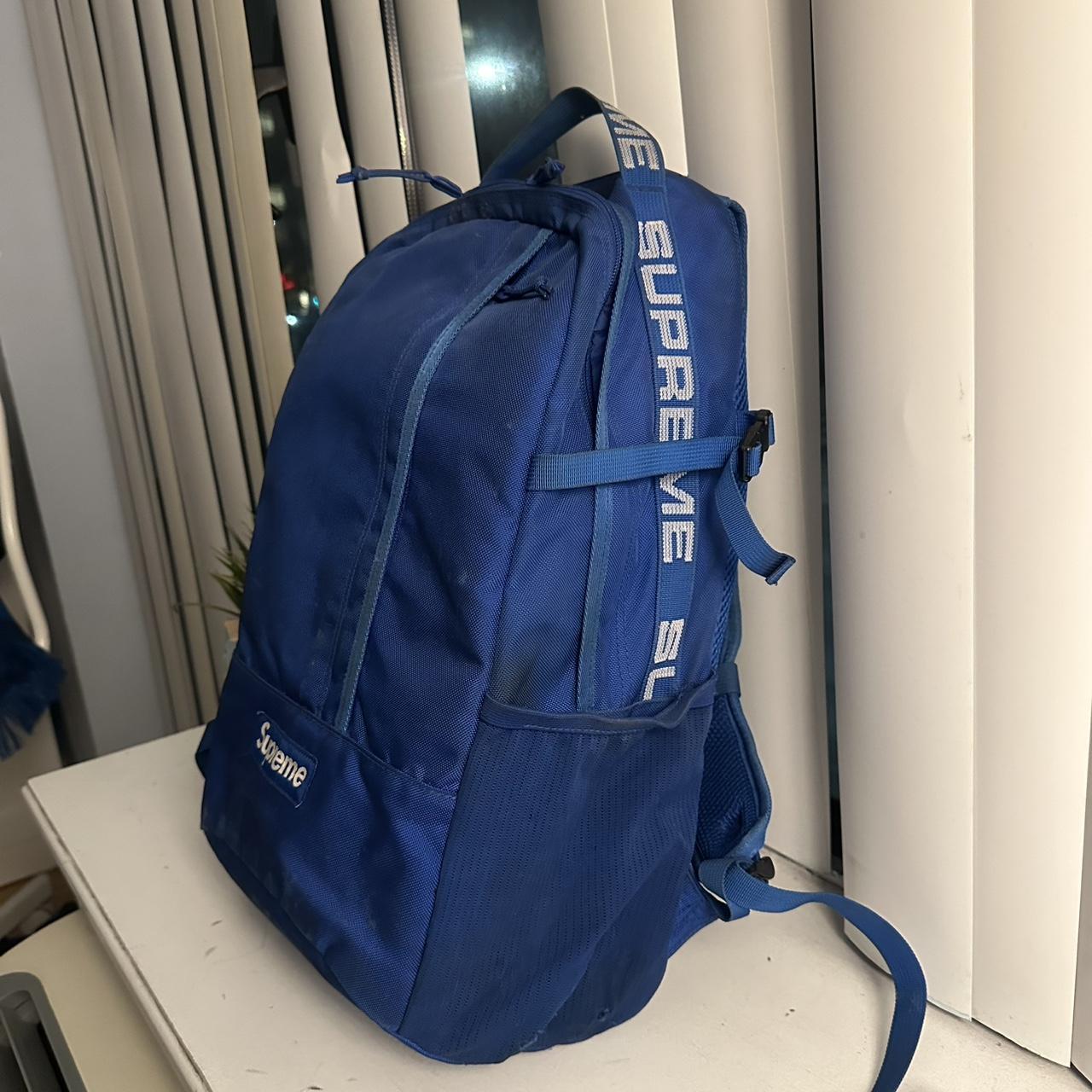 supreme royal blue backpack #supreme #royalblue... | Depop