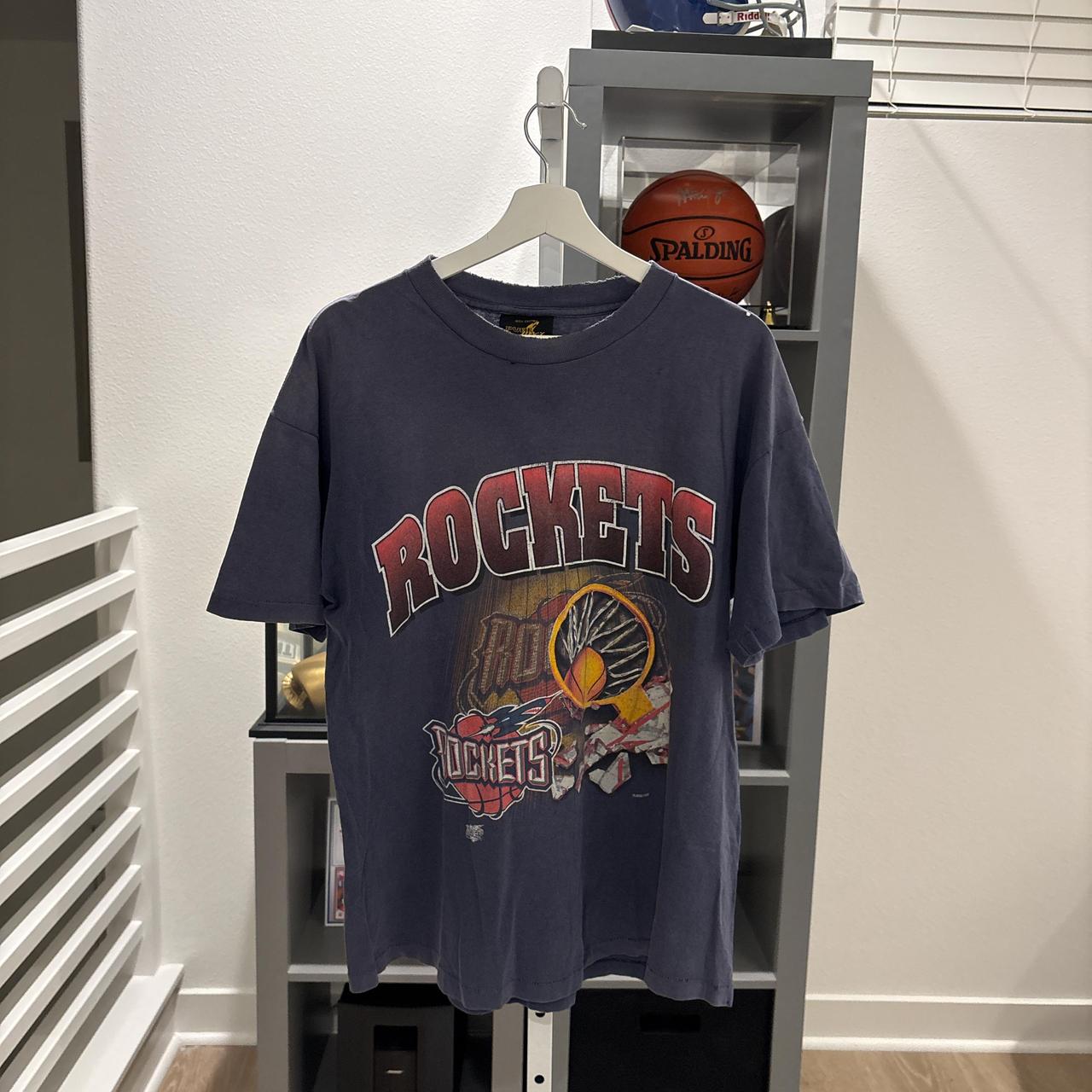 Rare Vintage 90s Houston Rockets NBA Graphic Pure... - Depop