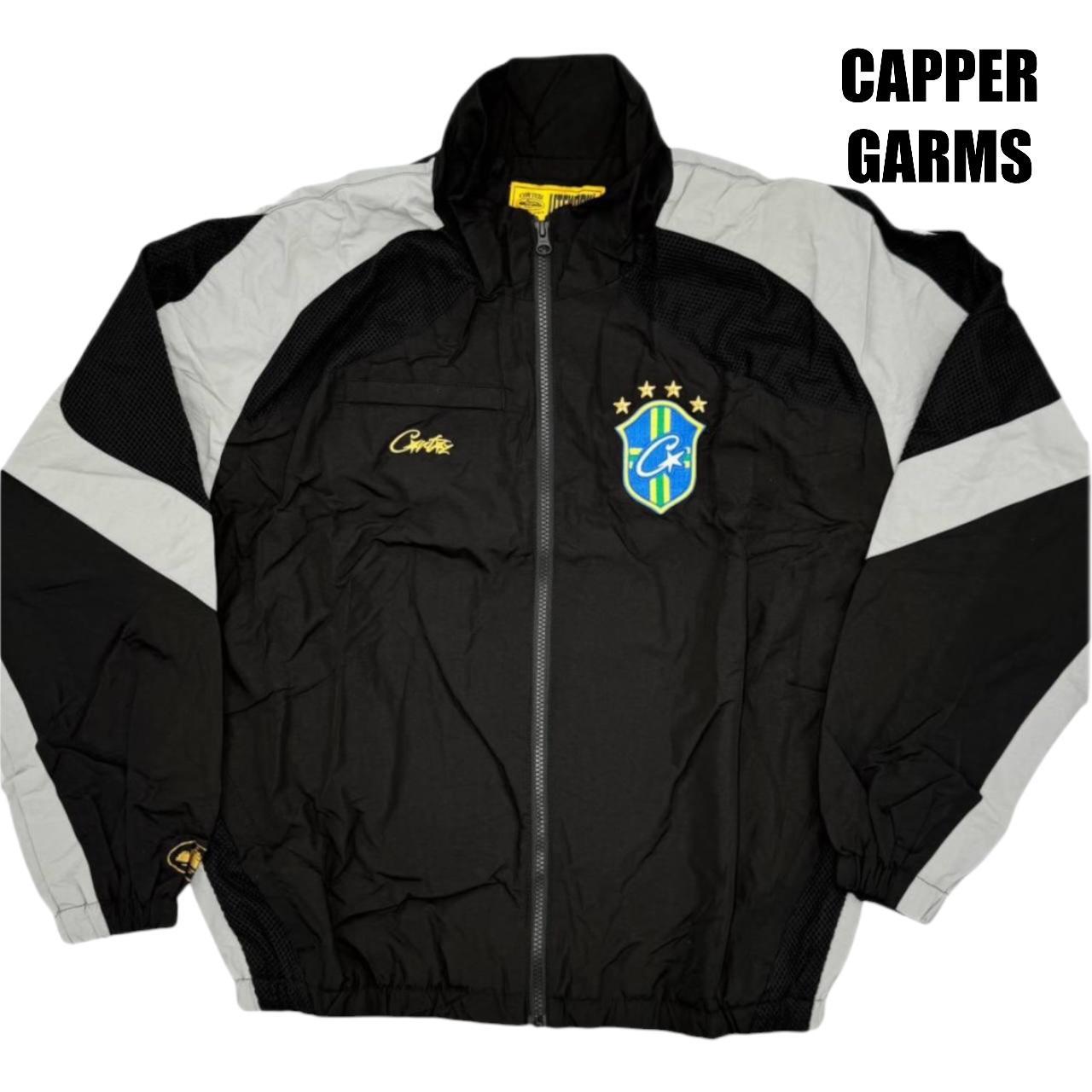 Corteiz brazil shuku jacket black | Depop