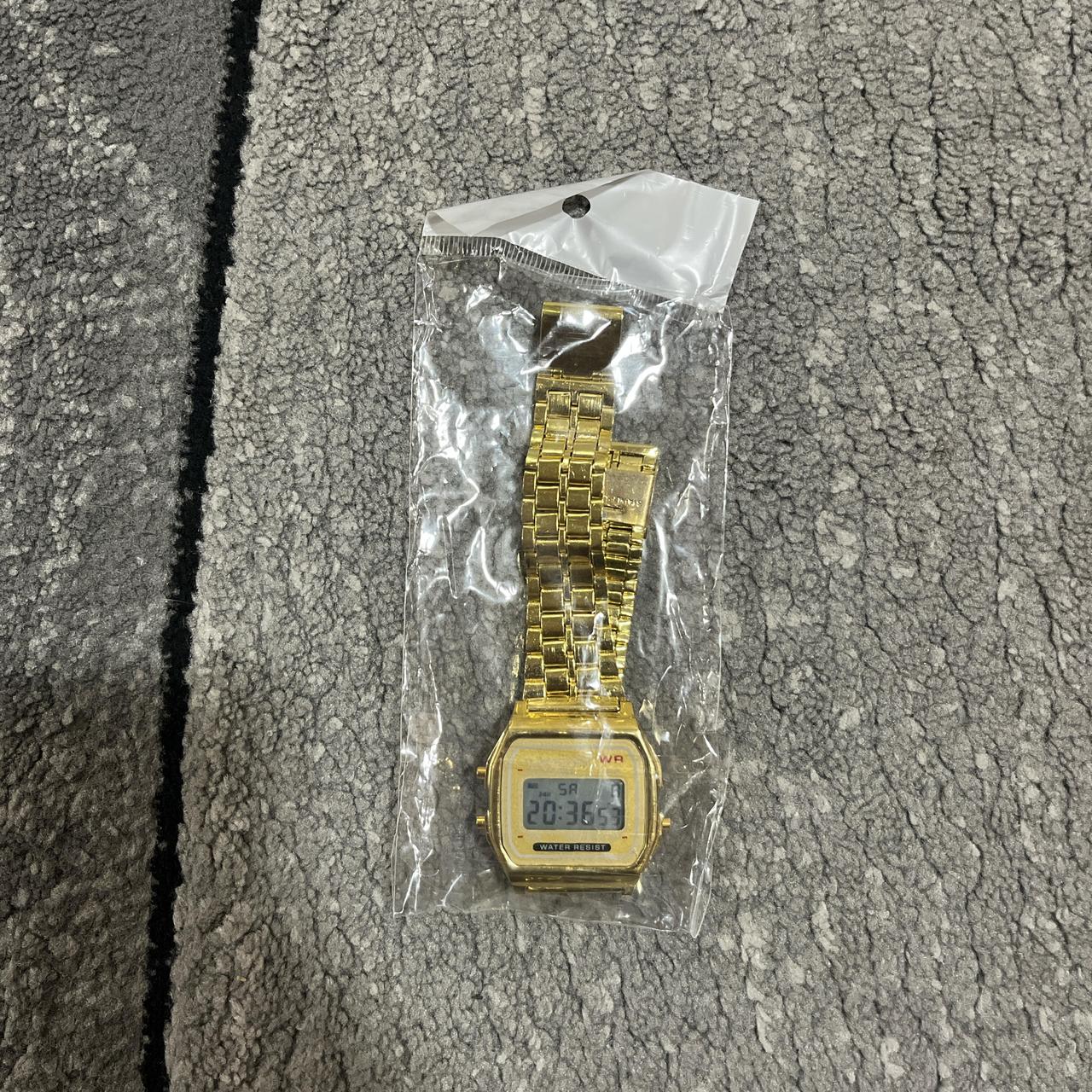 Gold Casio watch,brand new still wrapped,let me know... - Depop