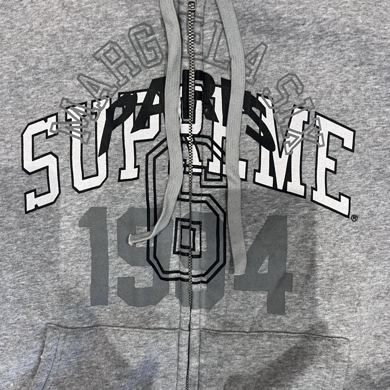 Supreme x MM6 Maison Margiela Zip Up Hooded... - Depop