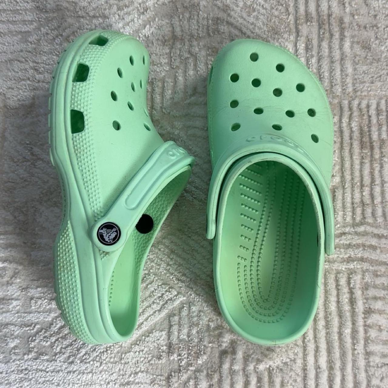 Mint Green Crocs Classic Clog #Crocs #clogs U.S.... | Depop