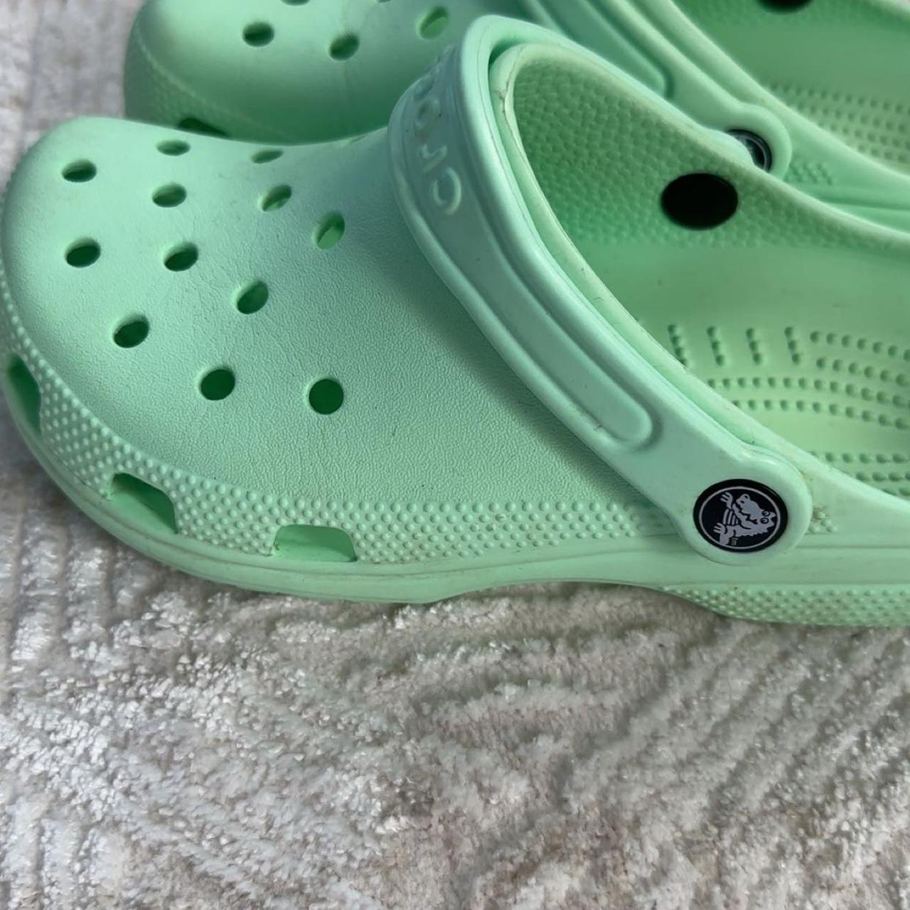 Mint Green Crocs Classic Clog #Crocs #clogs U.S.... | Depop