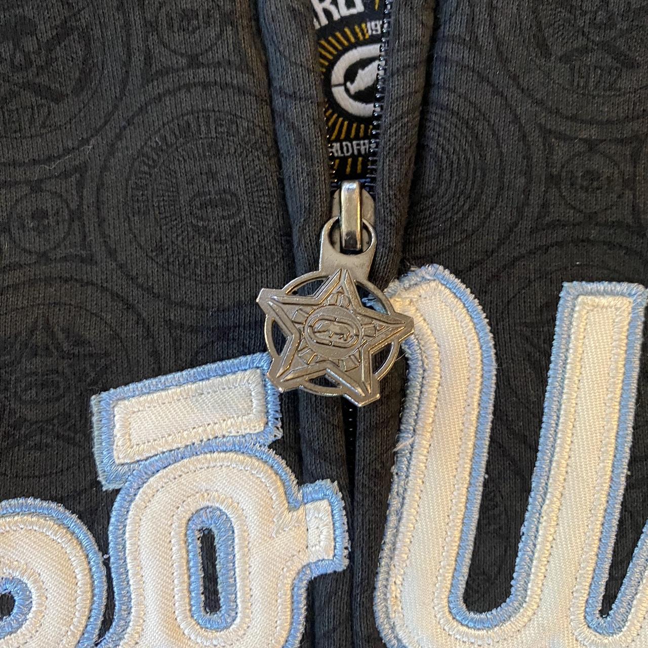 Vintage ecko unltd jacket evilution baby blue rhino.... | Depop