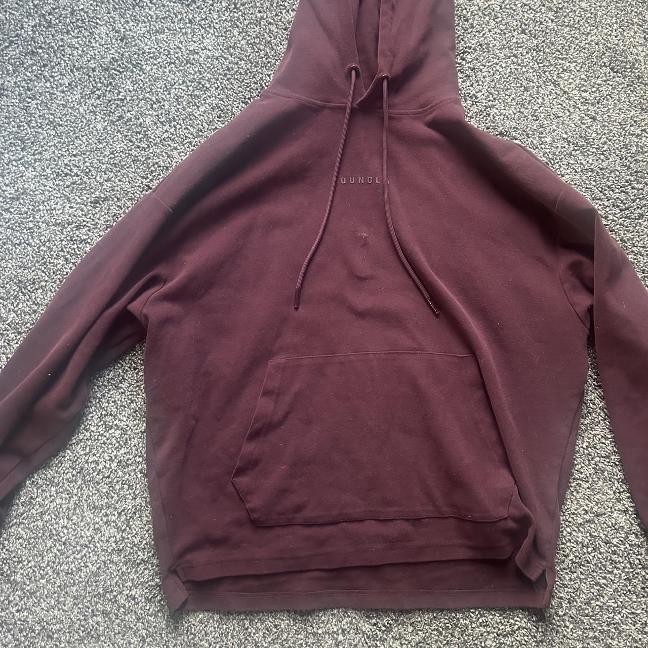 Youngla men red hoodie - Depop