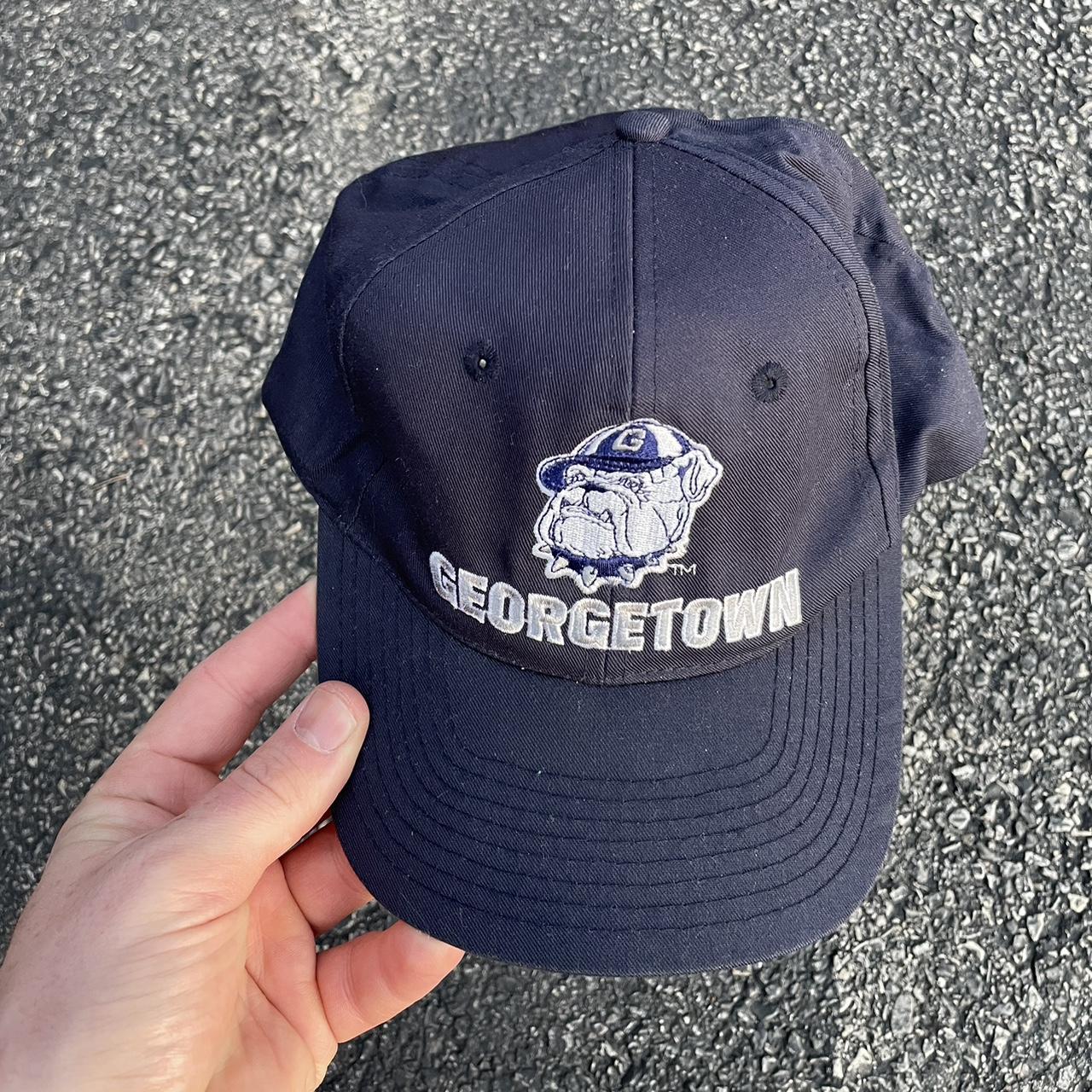 Vintage Georgetown 90s SnapBack hat Good overall... - Depop