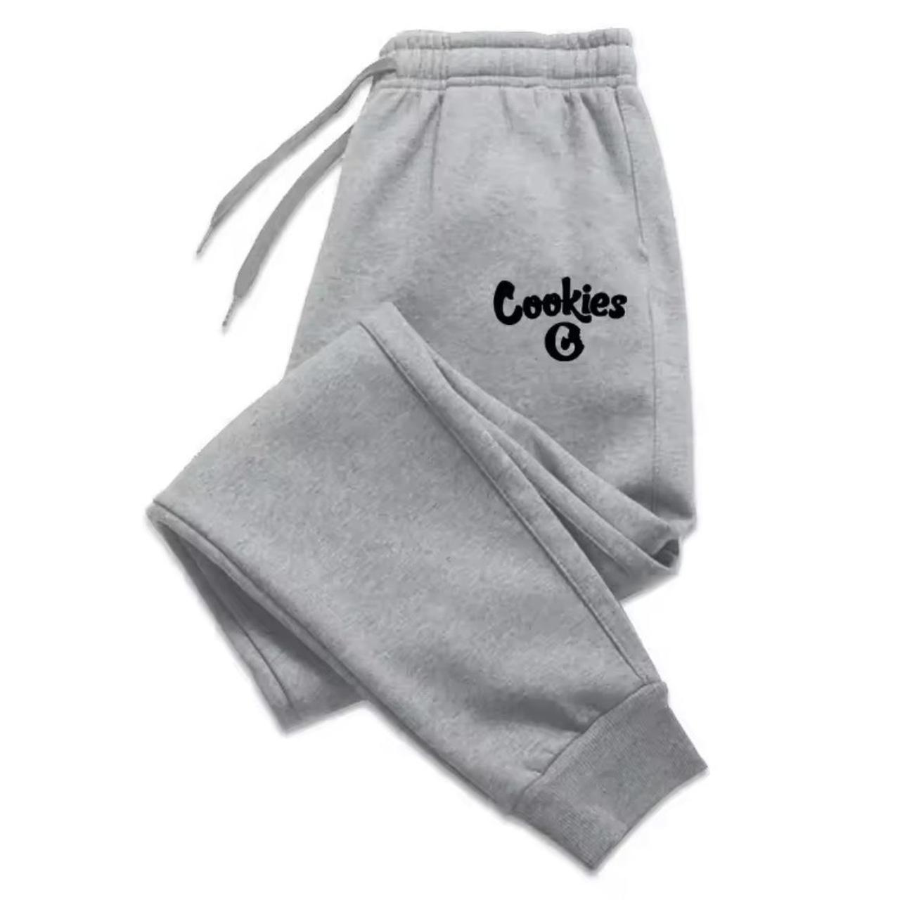 Cookies sweatpants Grey #cookies #sweats #sweatpants - Depop