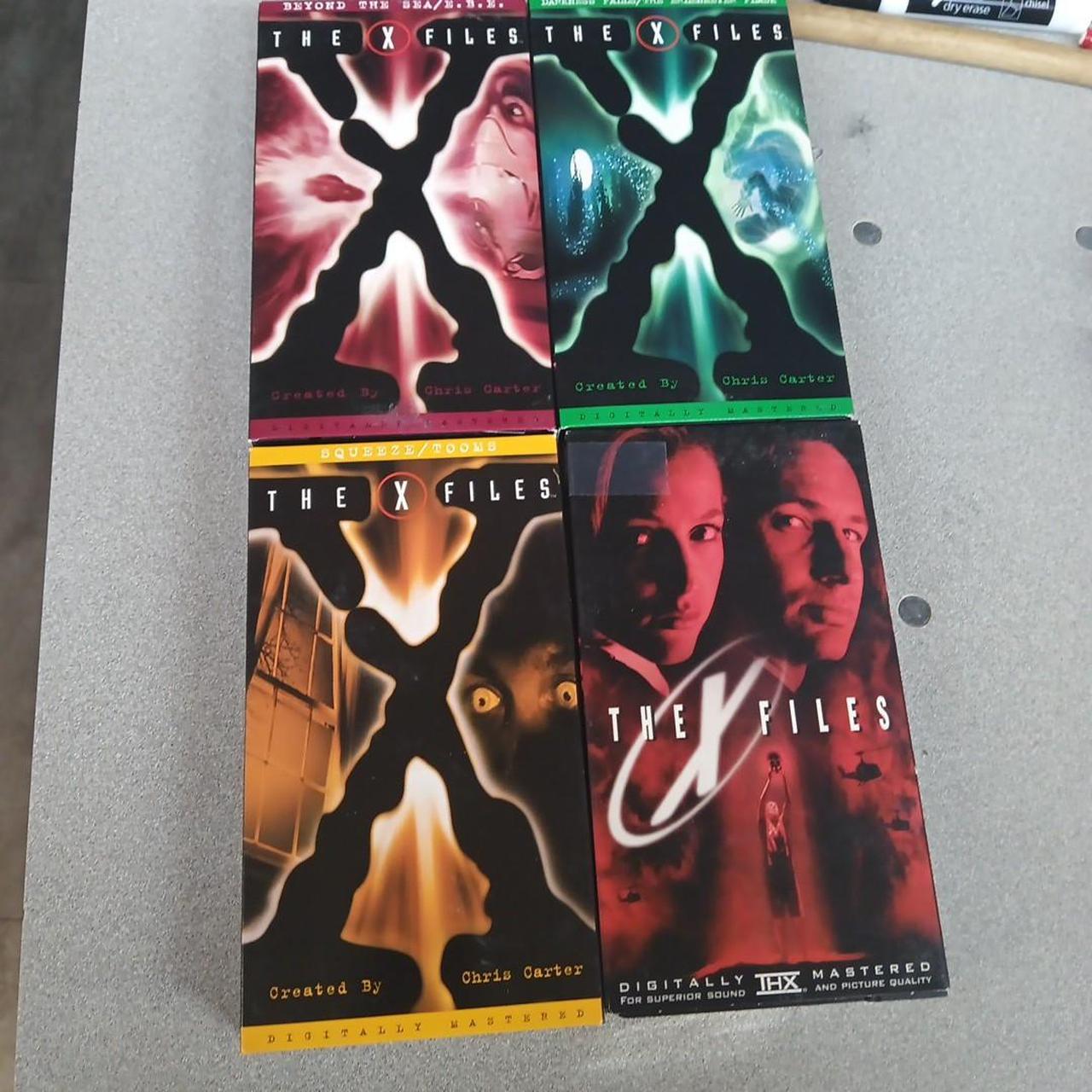 Vintage lot of 4 X Files VHS tapes | Depop