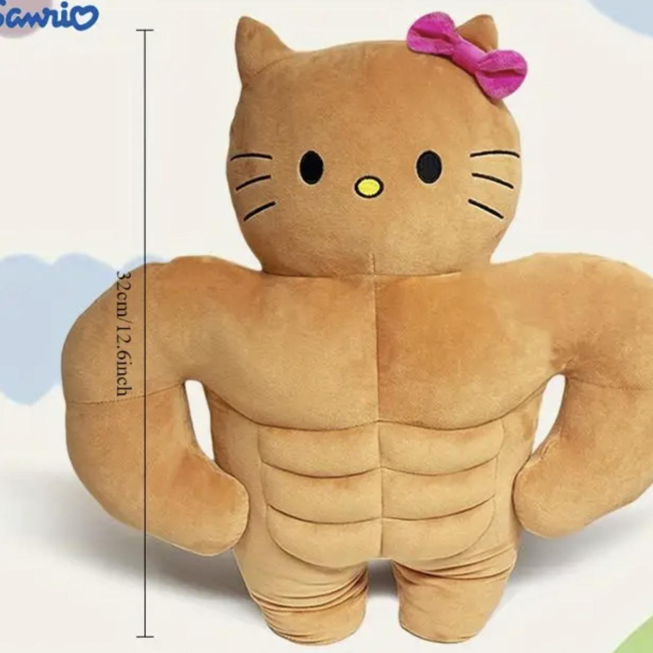 the body builder Hello Kitty, muscle khet brand new,... - Depop