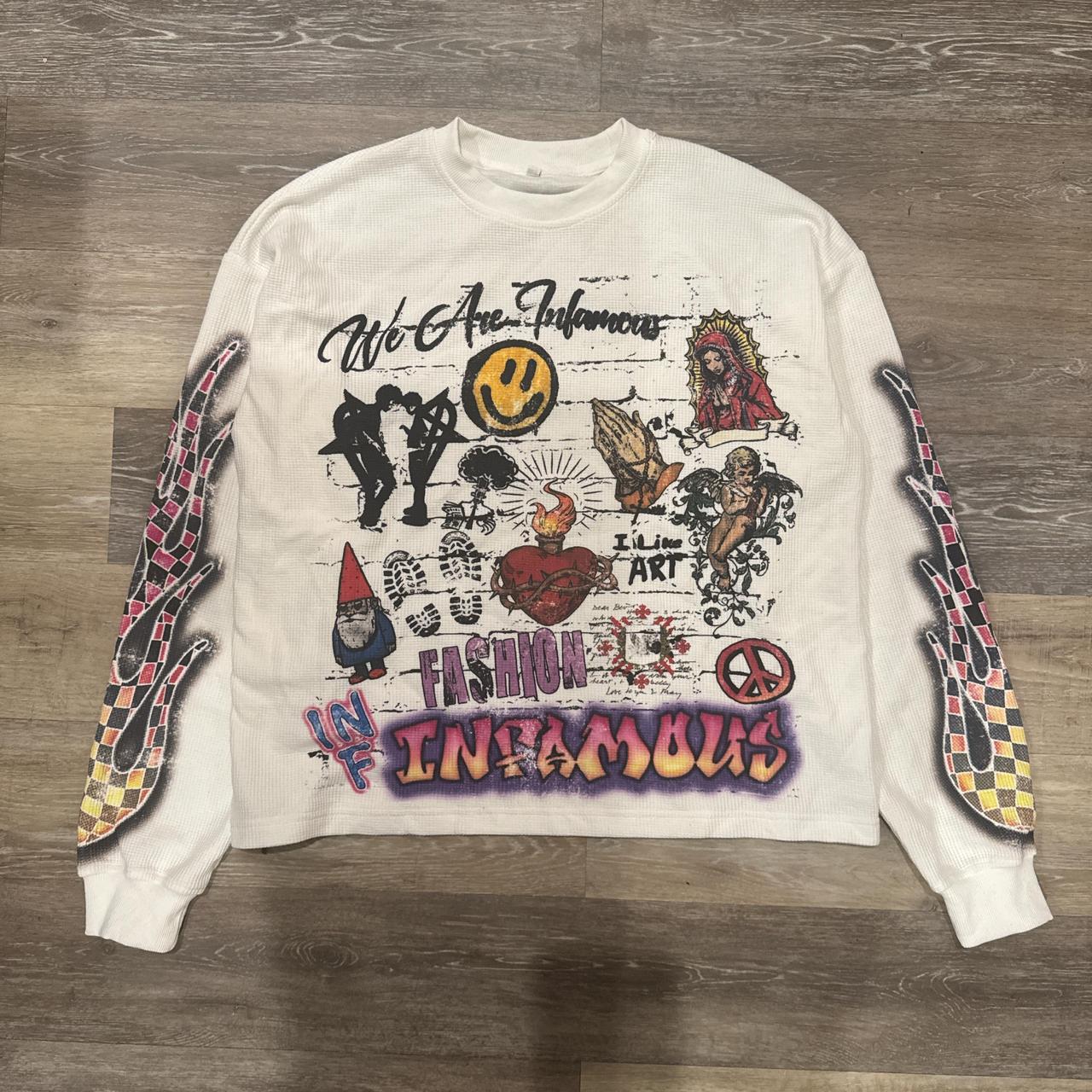 INFAMOUS GRAPHIC THERMAL - Depop