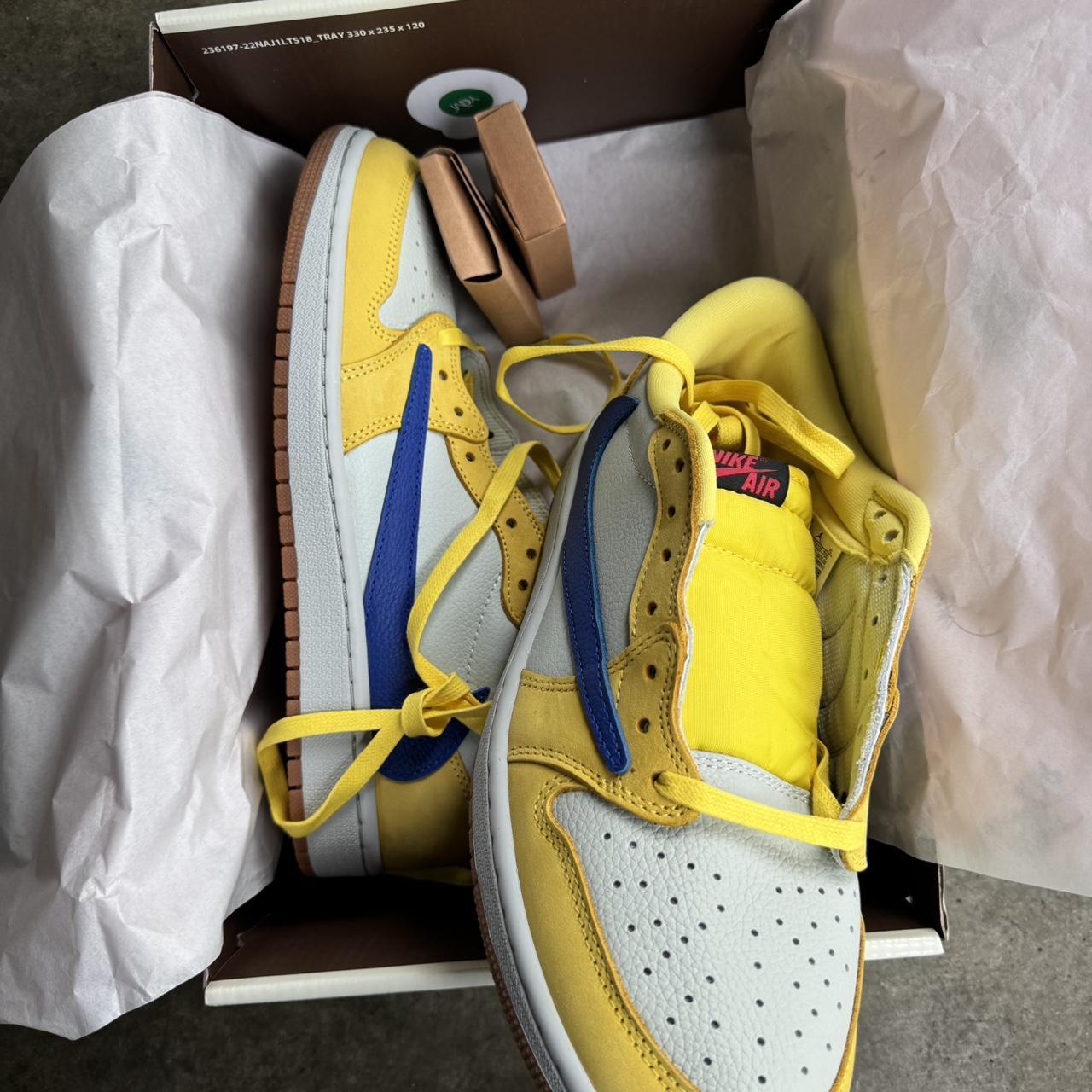 Travis Scott yellow color Men size 10 - Depop