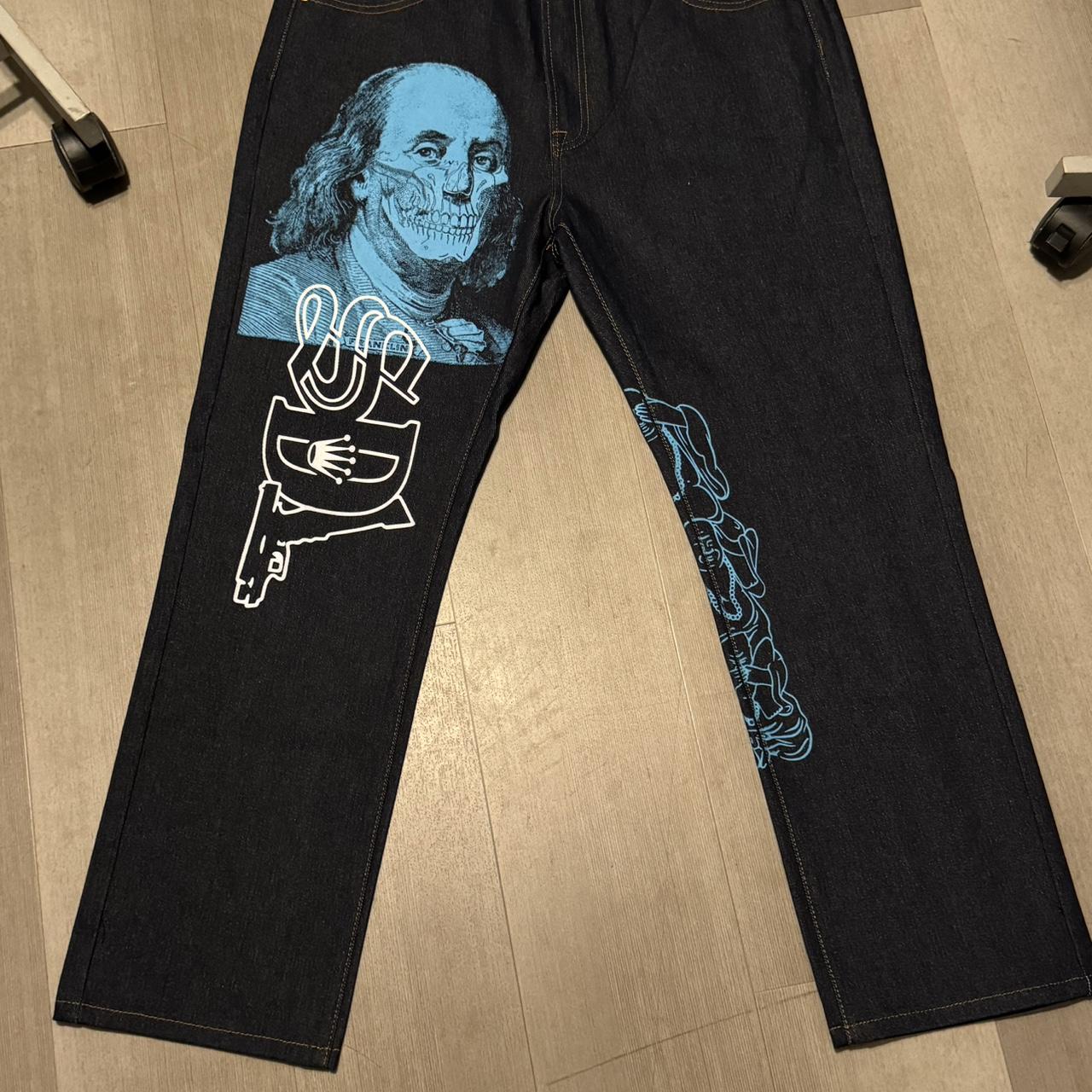 SDL Pants Dark Blue Size 38x30 Brand new 100%... | Depop