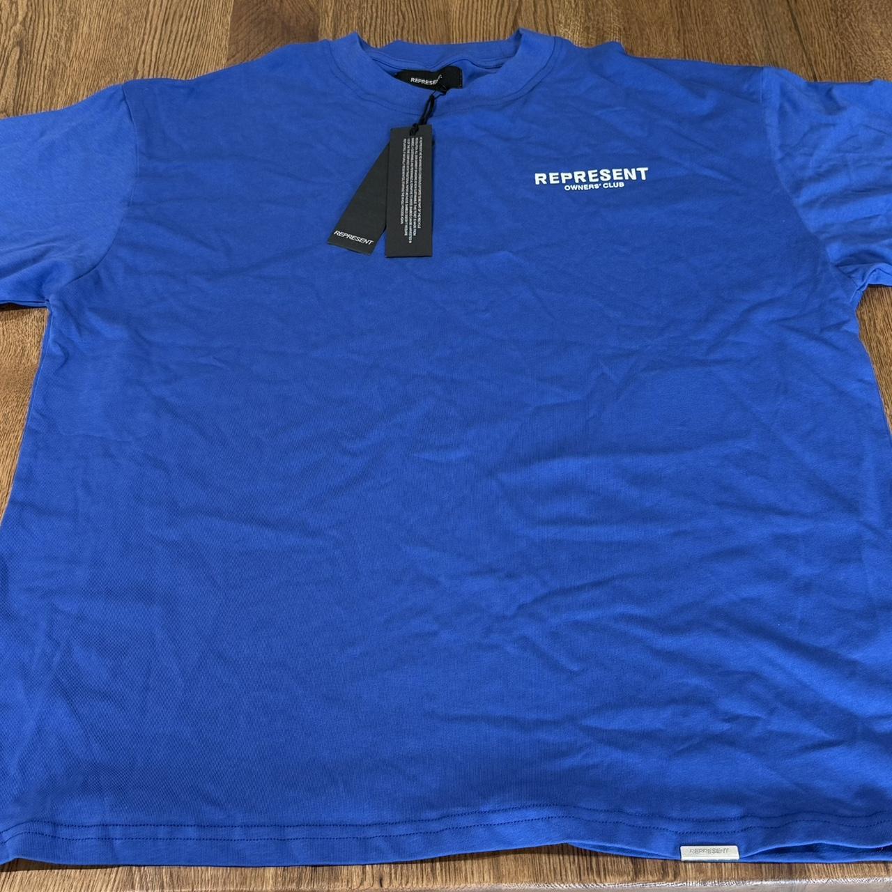 Represent blue t shirt - Depop
