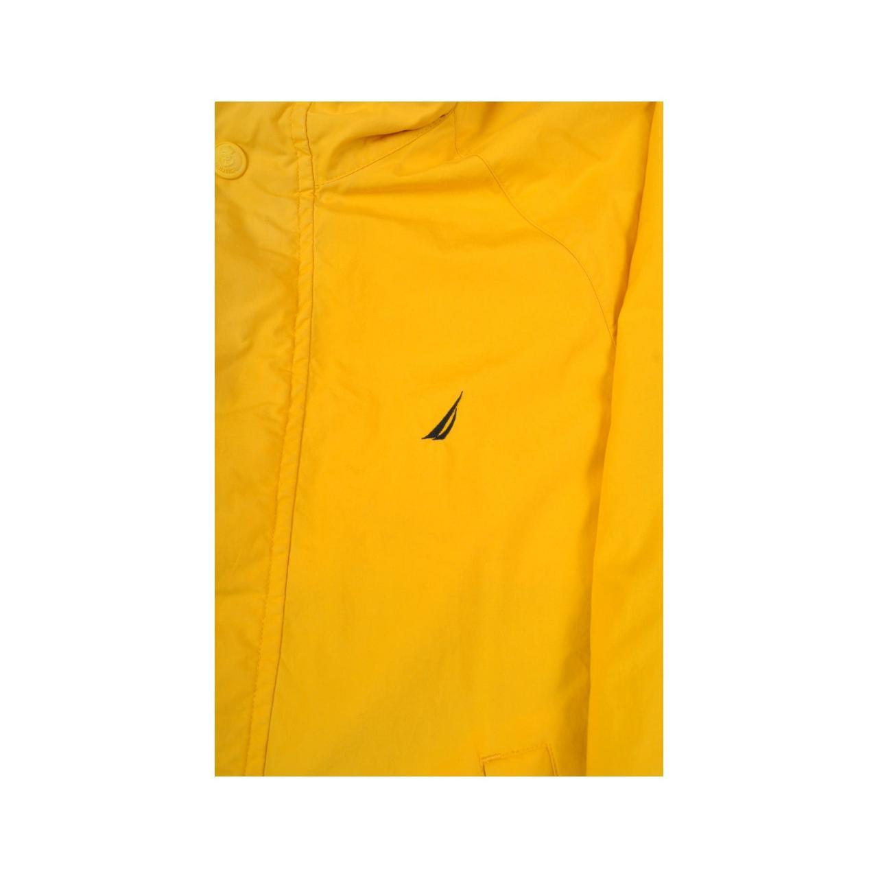 Vintage Nautica Jacket Waterproof Reversible Yellow... - Depop