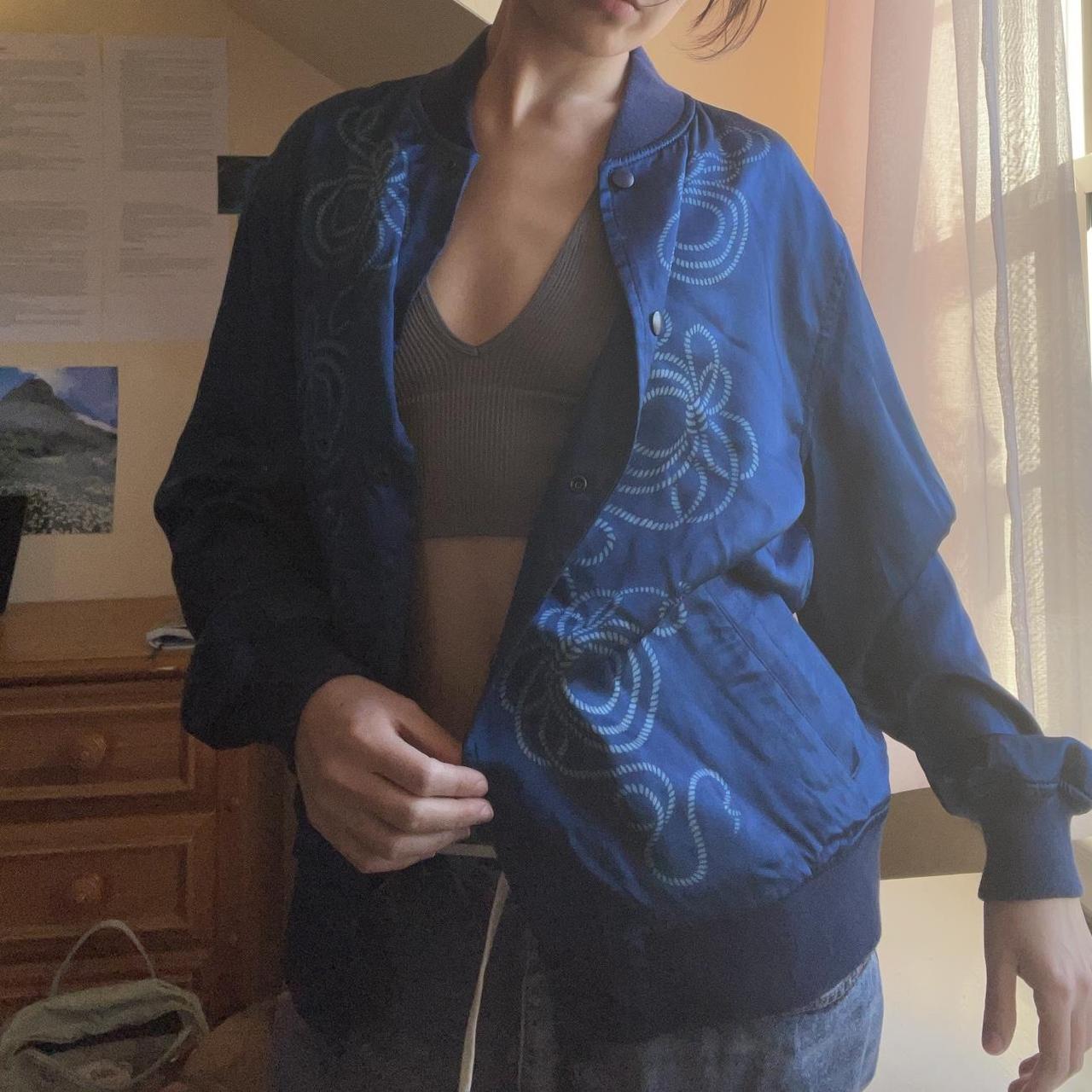 BLUE BLUE JAPAN button-up light jacket Made in... | Depop