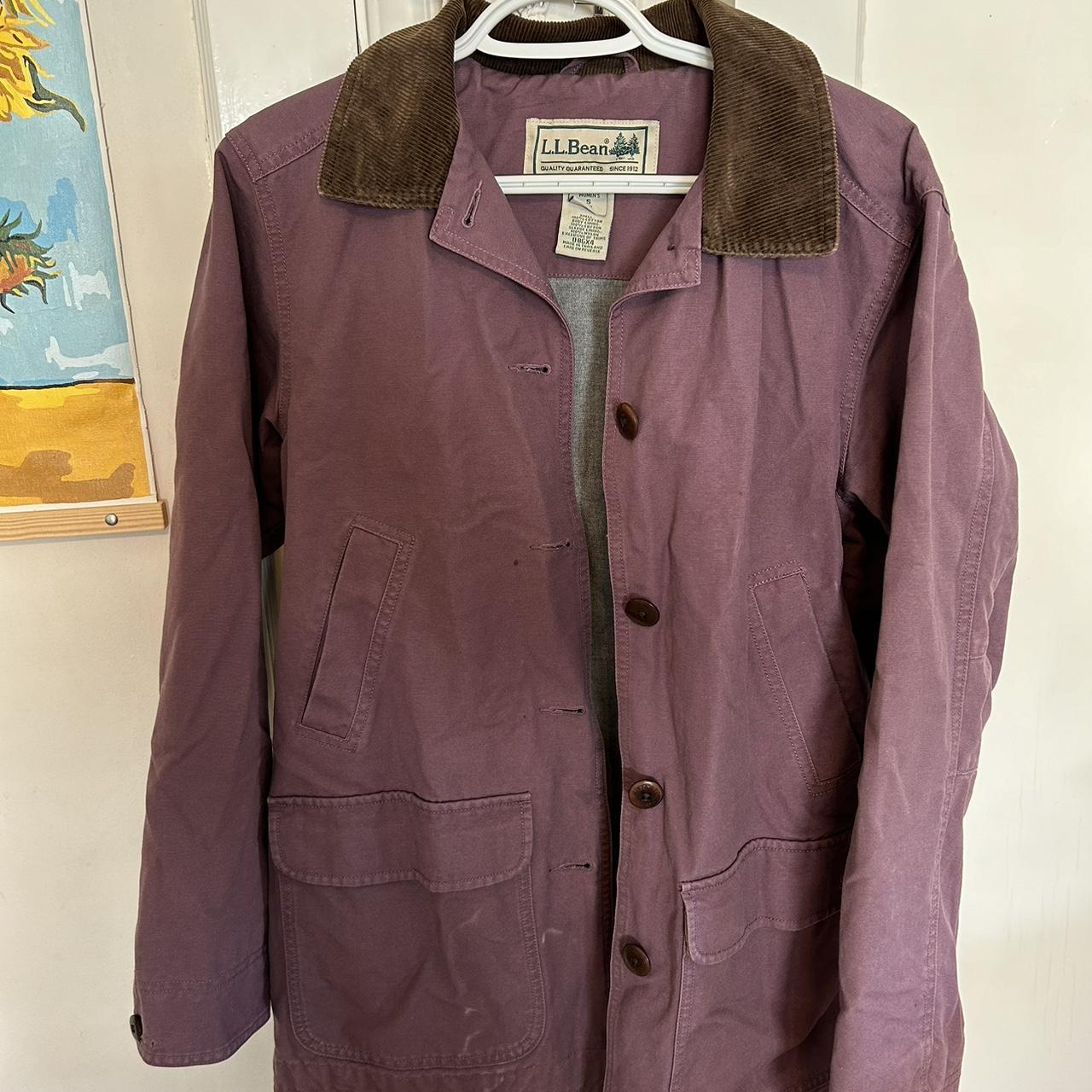 LL Bean - Vintage, Cozy, Muted Purple Lined Corduroy... - Depop