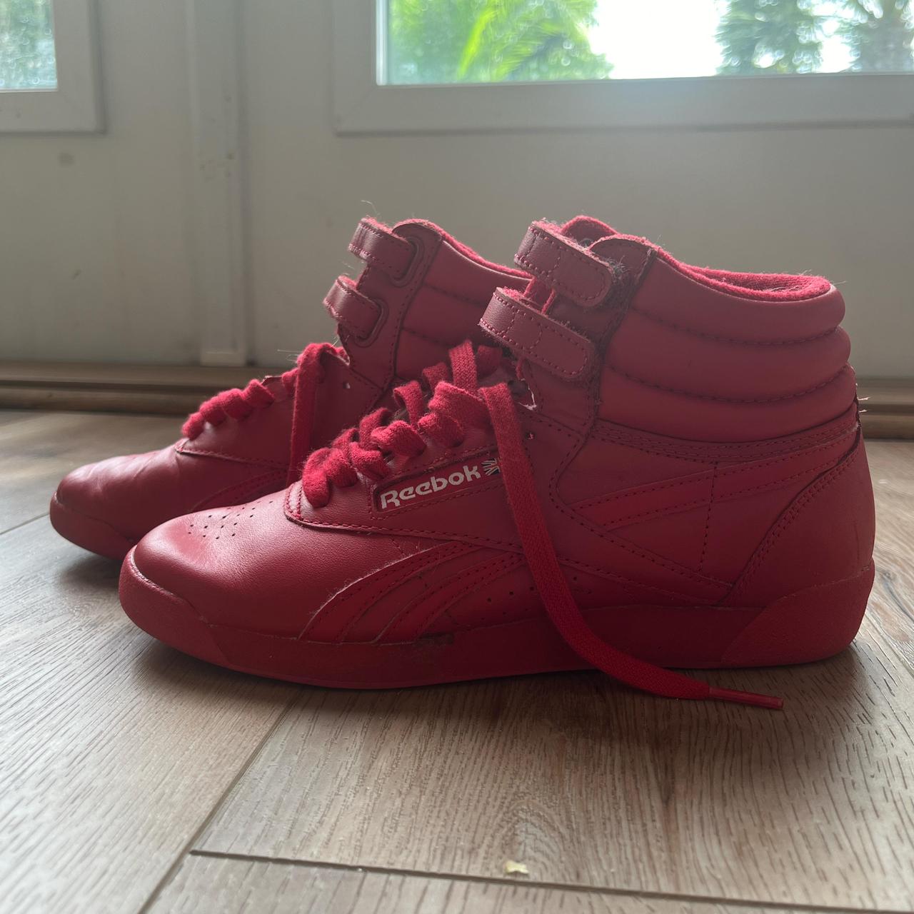 Red Reebok #ReebokClassic #Vintagereeboks... | Depop