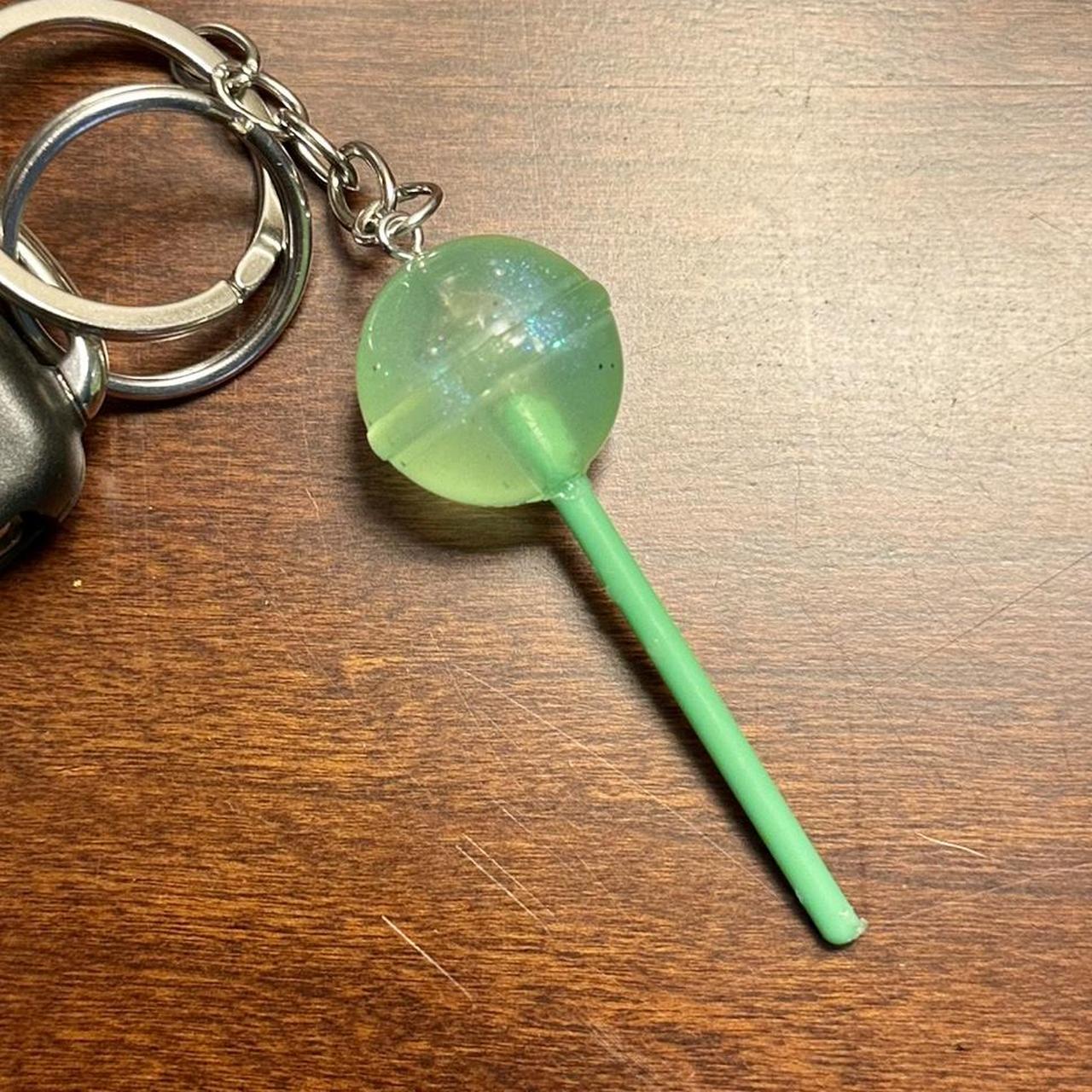 Green lollipop keychain Ask questions #kawaii... | Depop